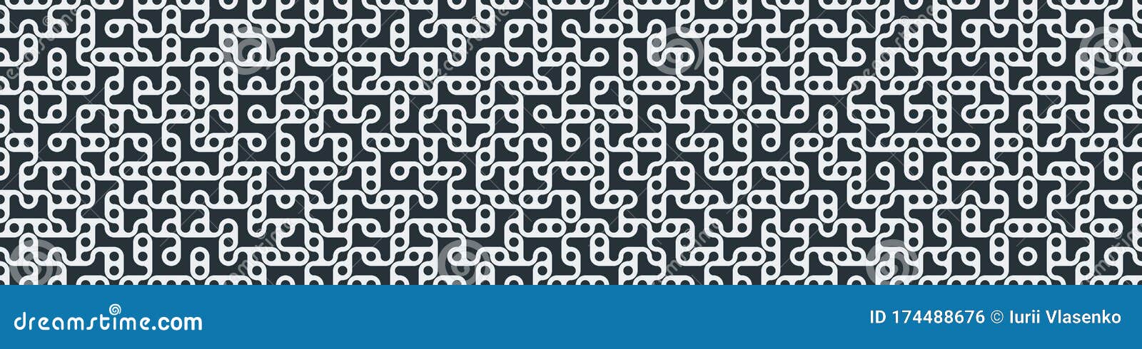 Truchet Random Pattern Generative Tile Art Background Illustration ...