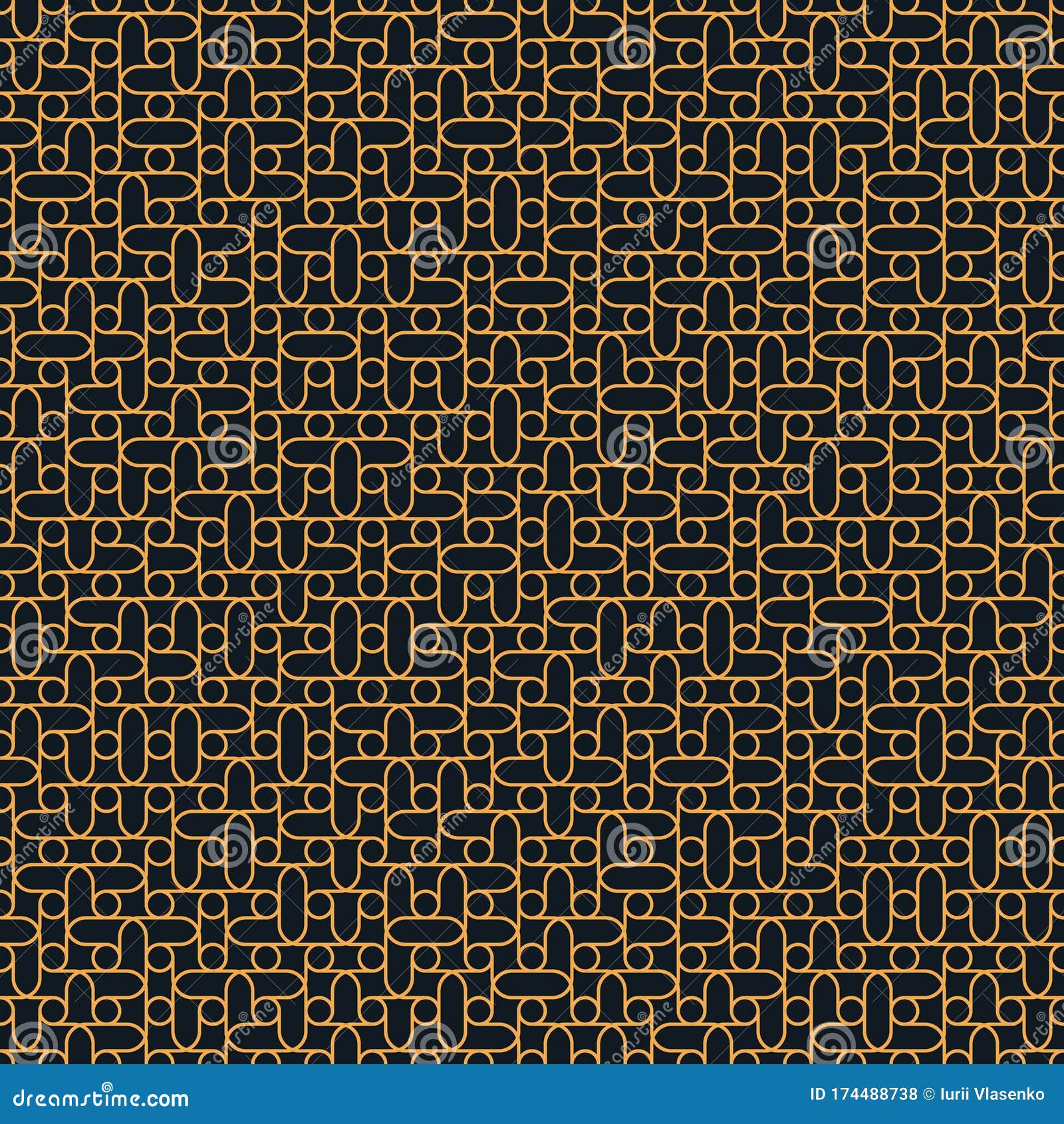 Truchet Random Pattern Generative Tile Art Background Illustration ...