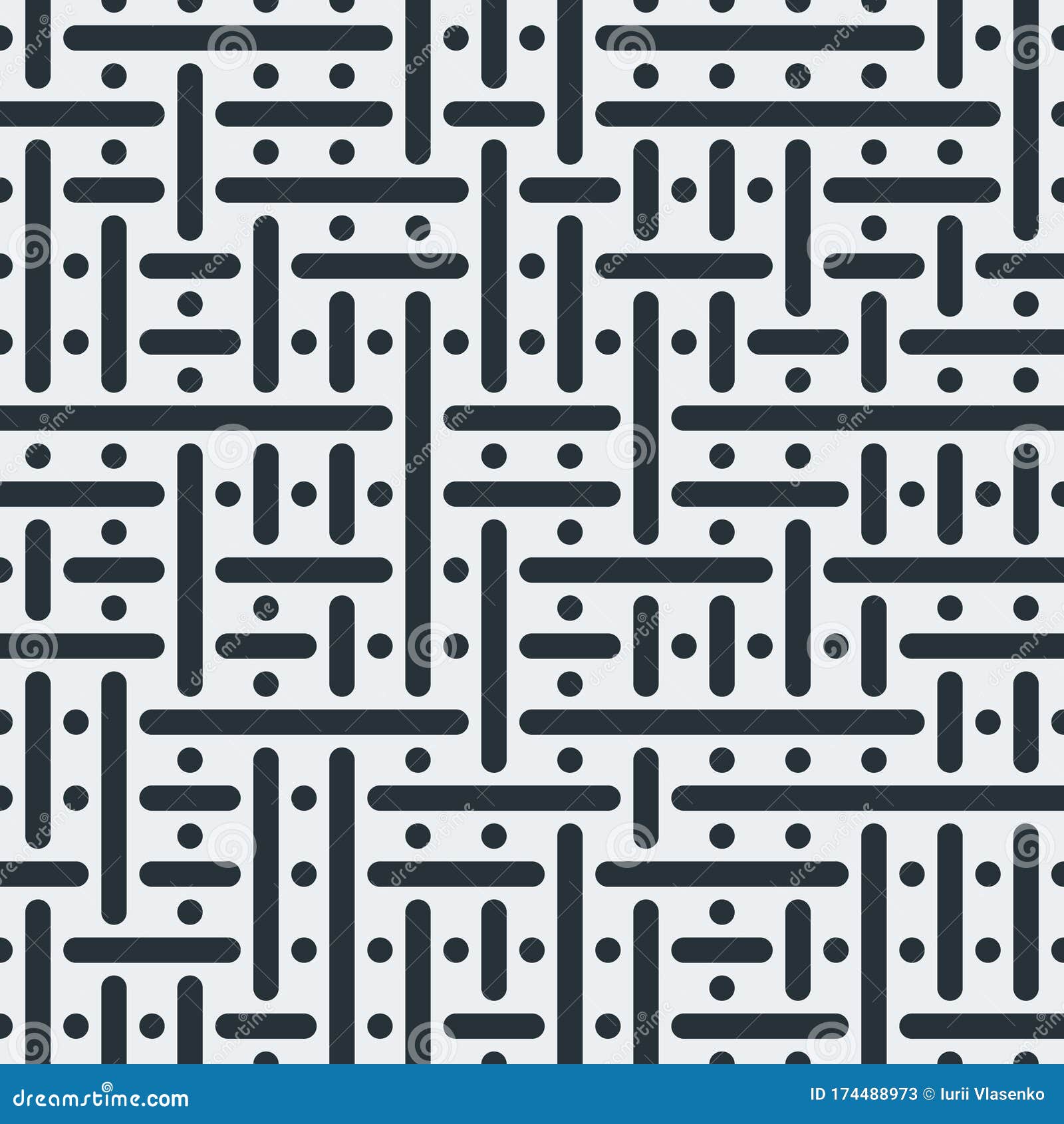 Truchet Random Pattern Generative Tile Art Background Illustration ...