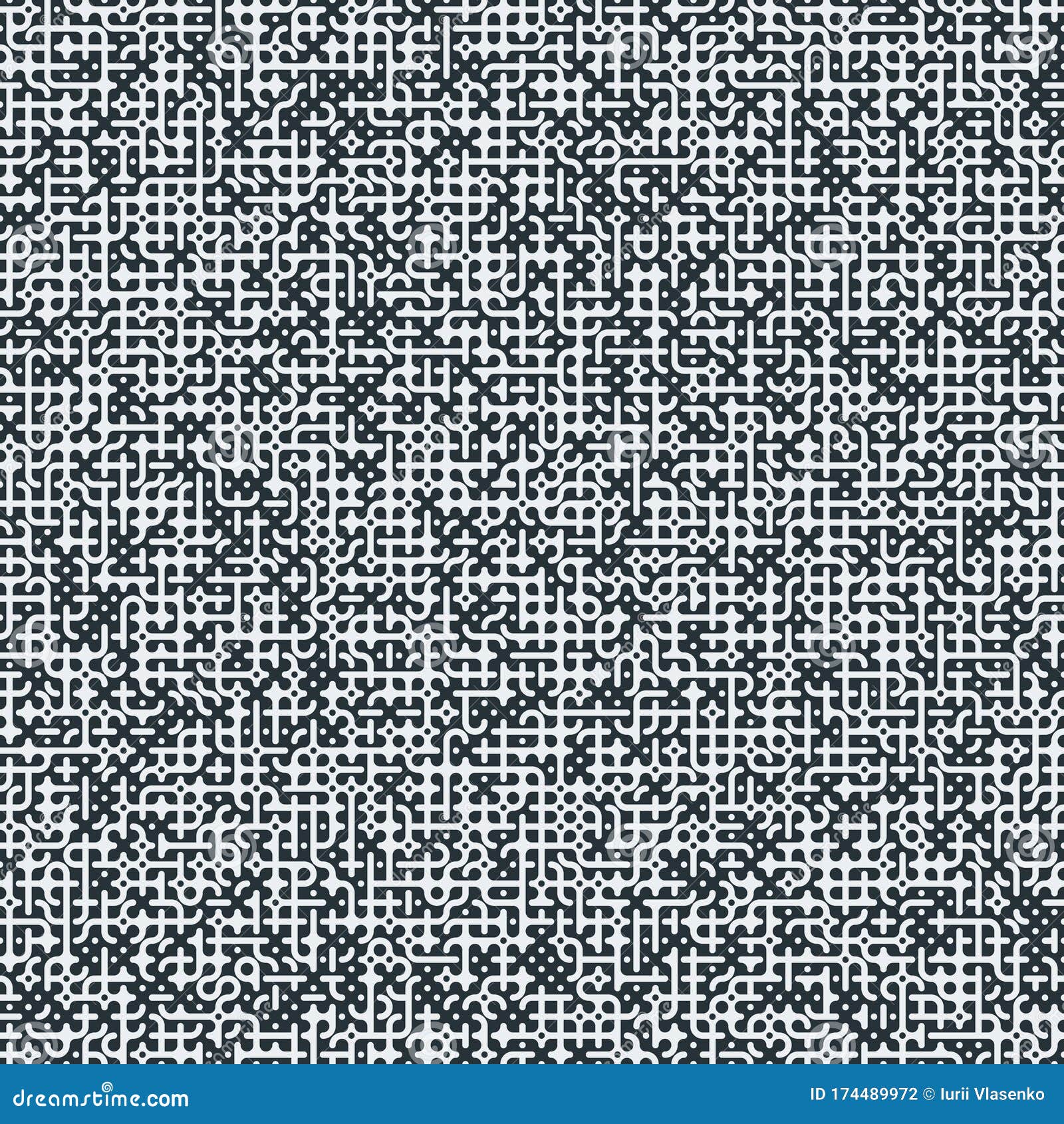 Truchet Random Pattern Generative Tile Art Background Illustration ...