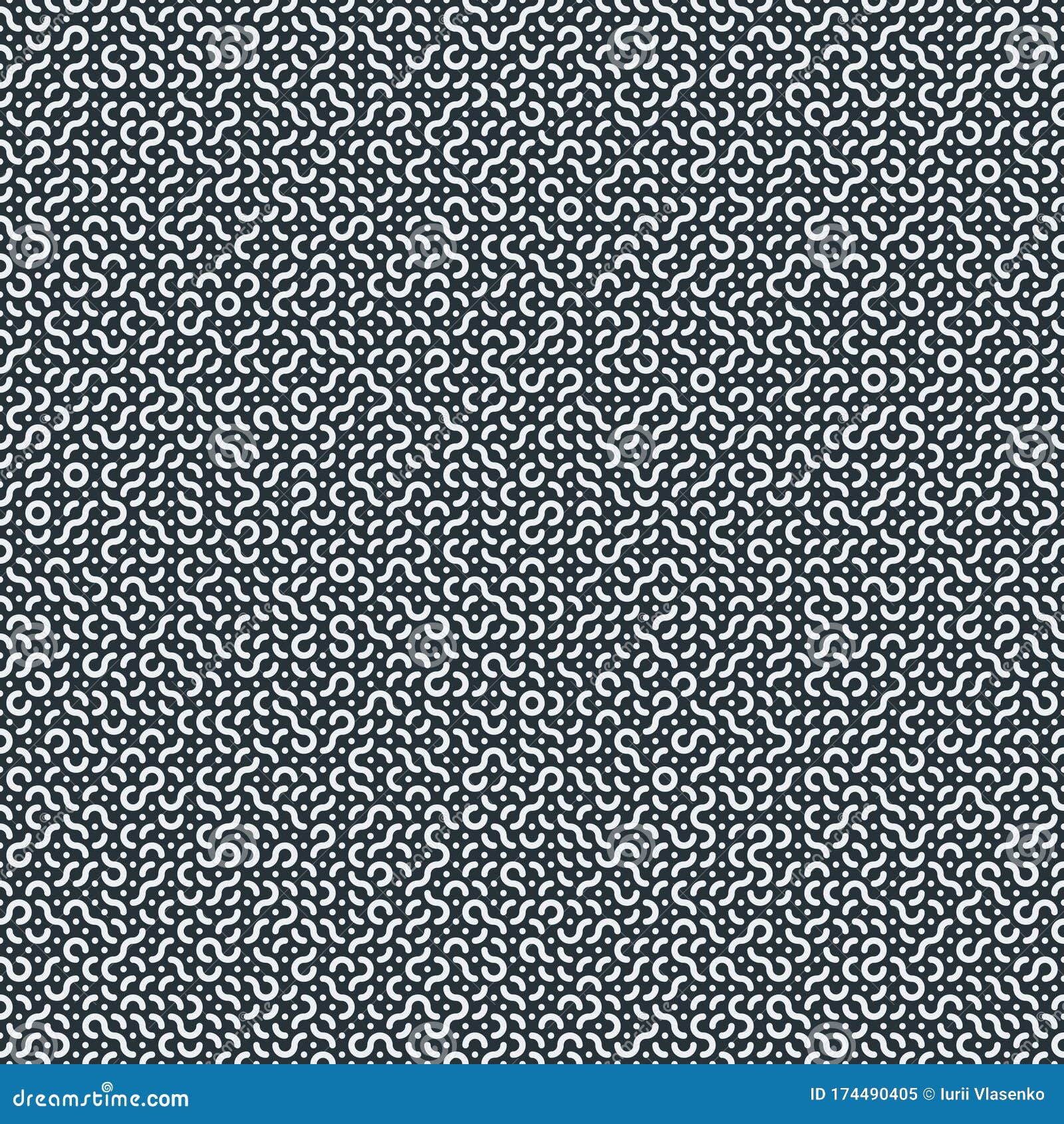 Truchet Random Pattern Generative Tile Art Background Illustration ...