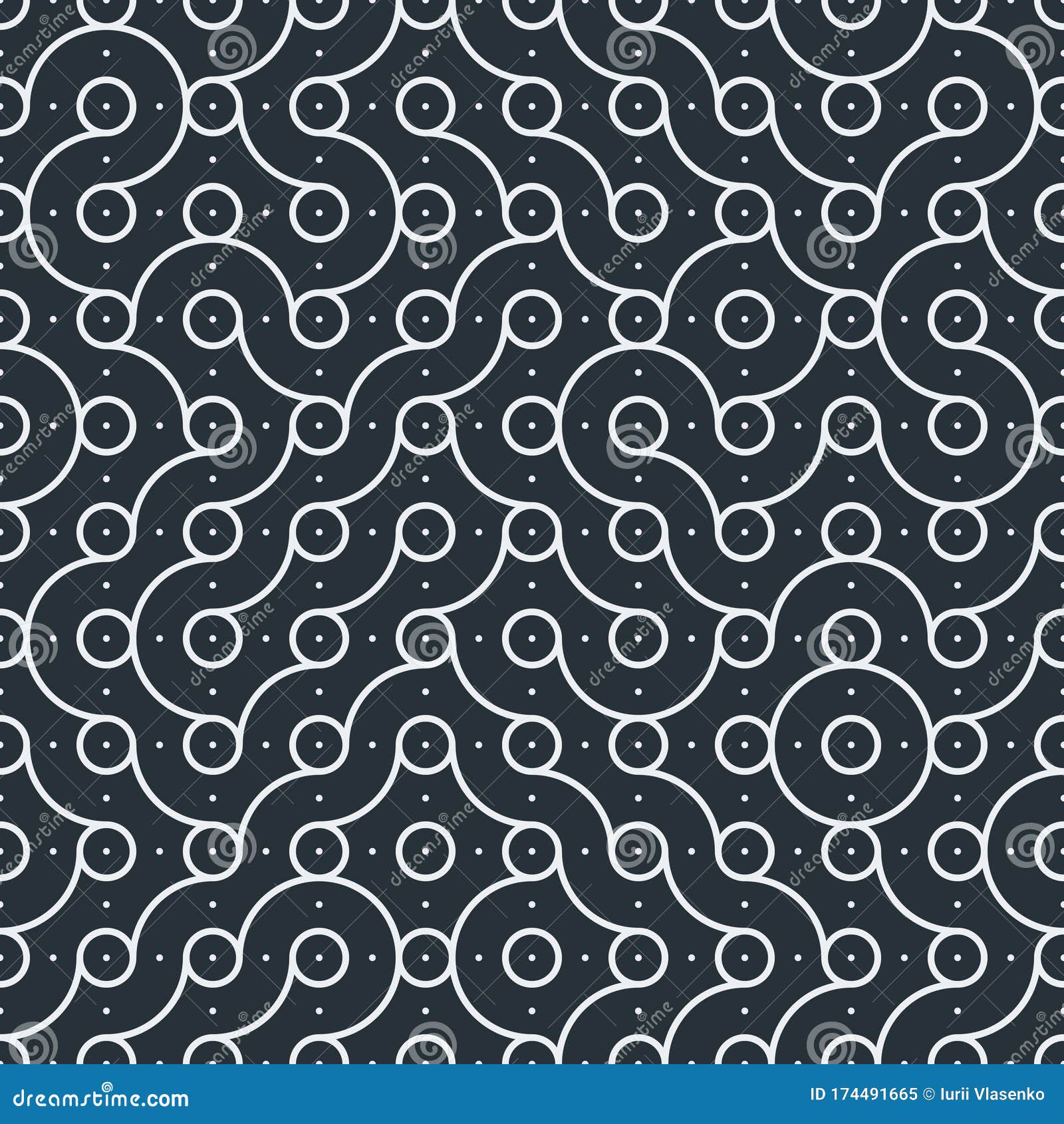 Truchet Random Pattern Generative Tile Art Background Illustration ...