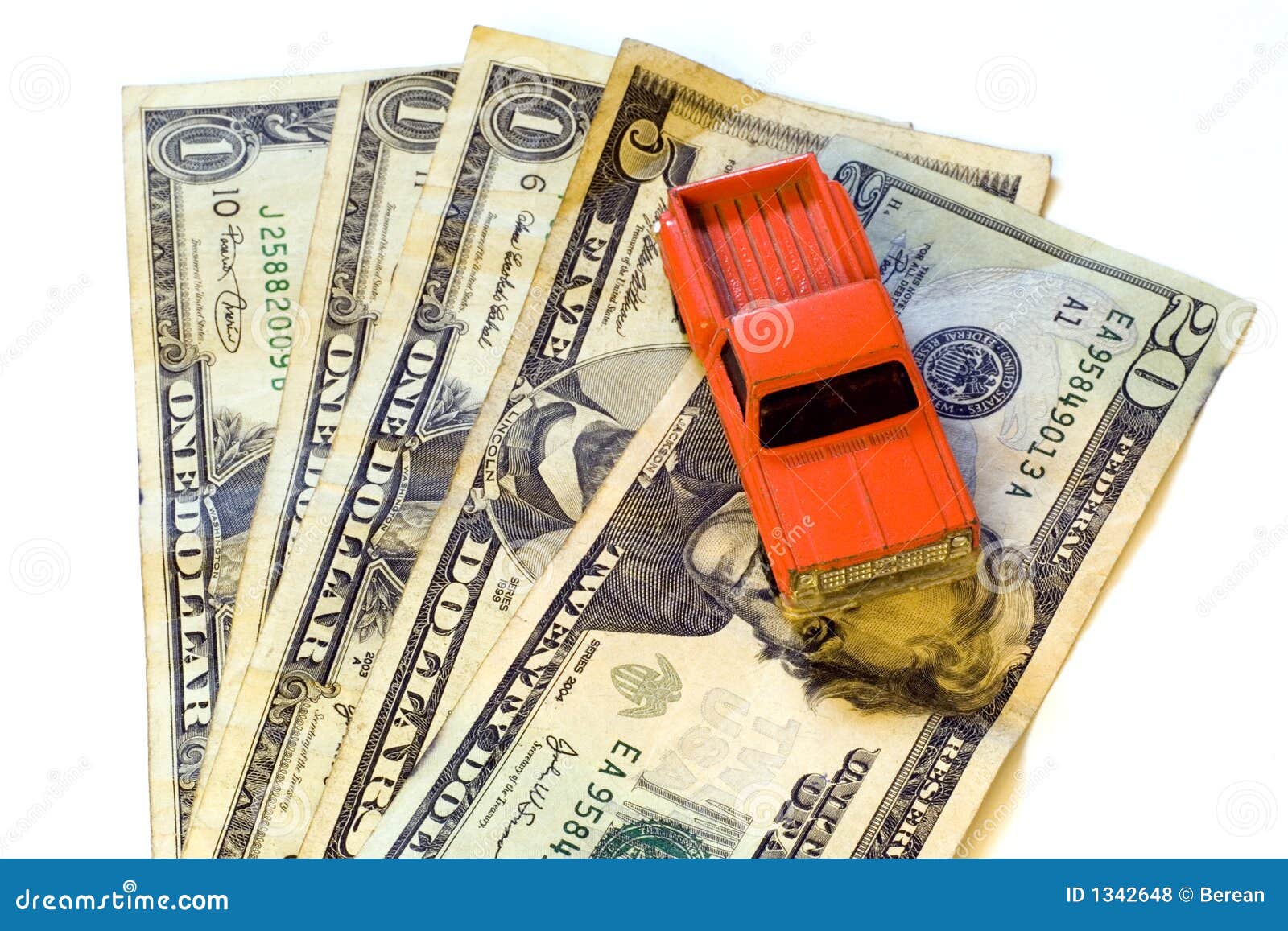 Truck stock photo. Image of money, truck, notes, dollar - 1342648