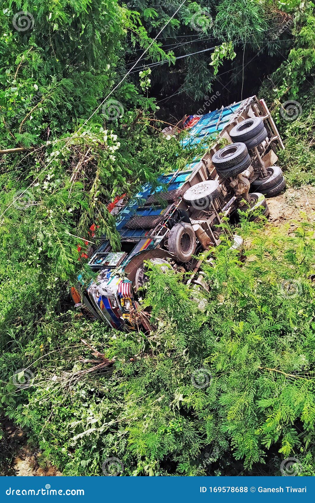 Car Accident On Road In City. The Car Crashed. Machine Scratched After ...