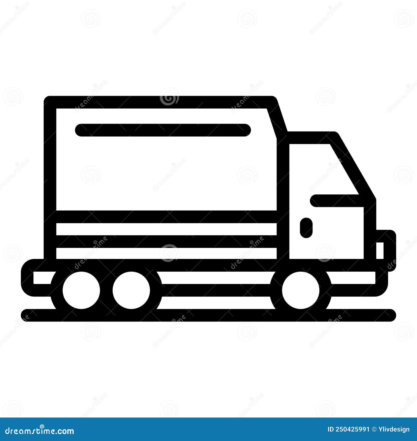 Truck Cargo Icon Outline Vector. Service Export Stock Vector ...