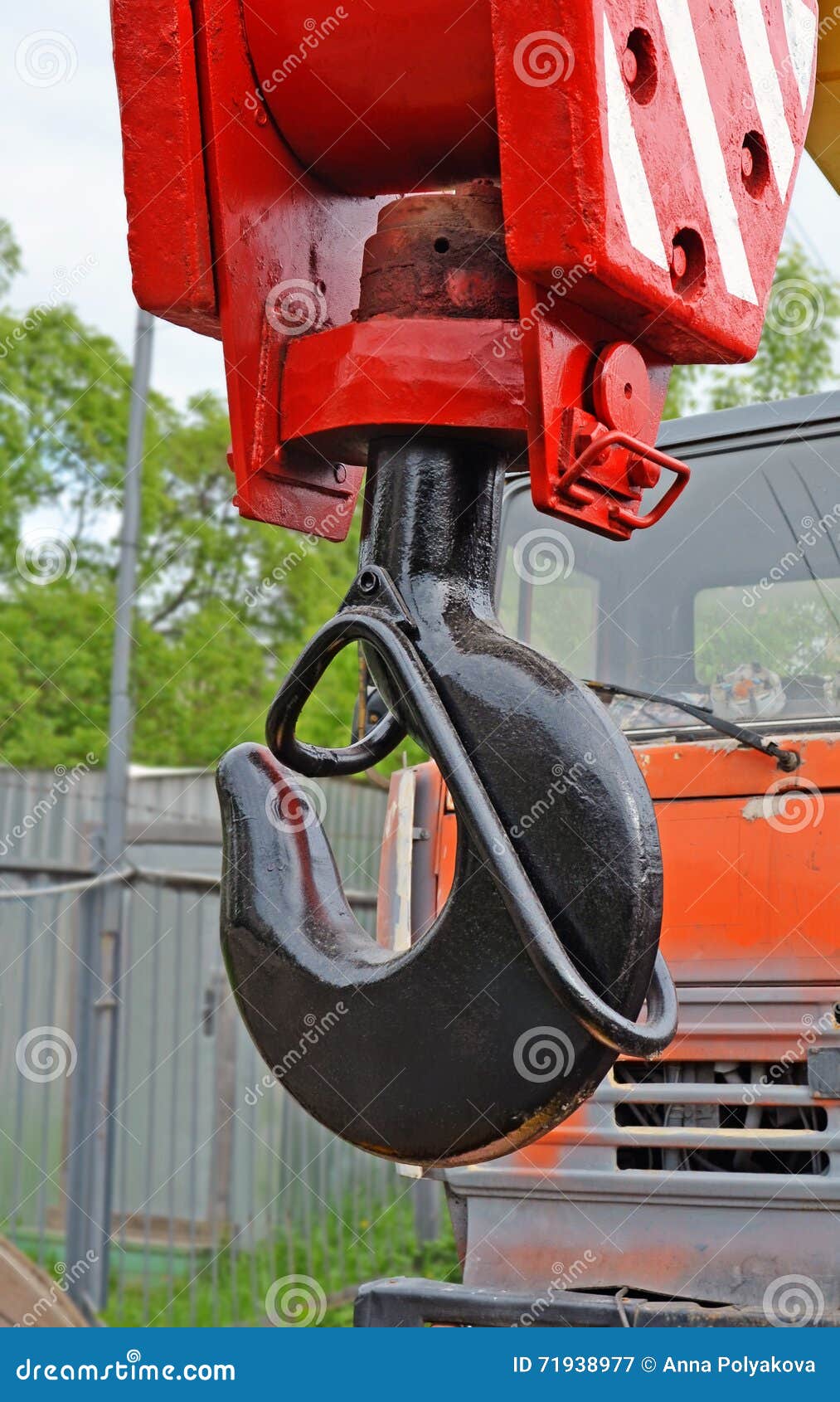 Truck crane hook stock image. Image of hook, industry - 71938977