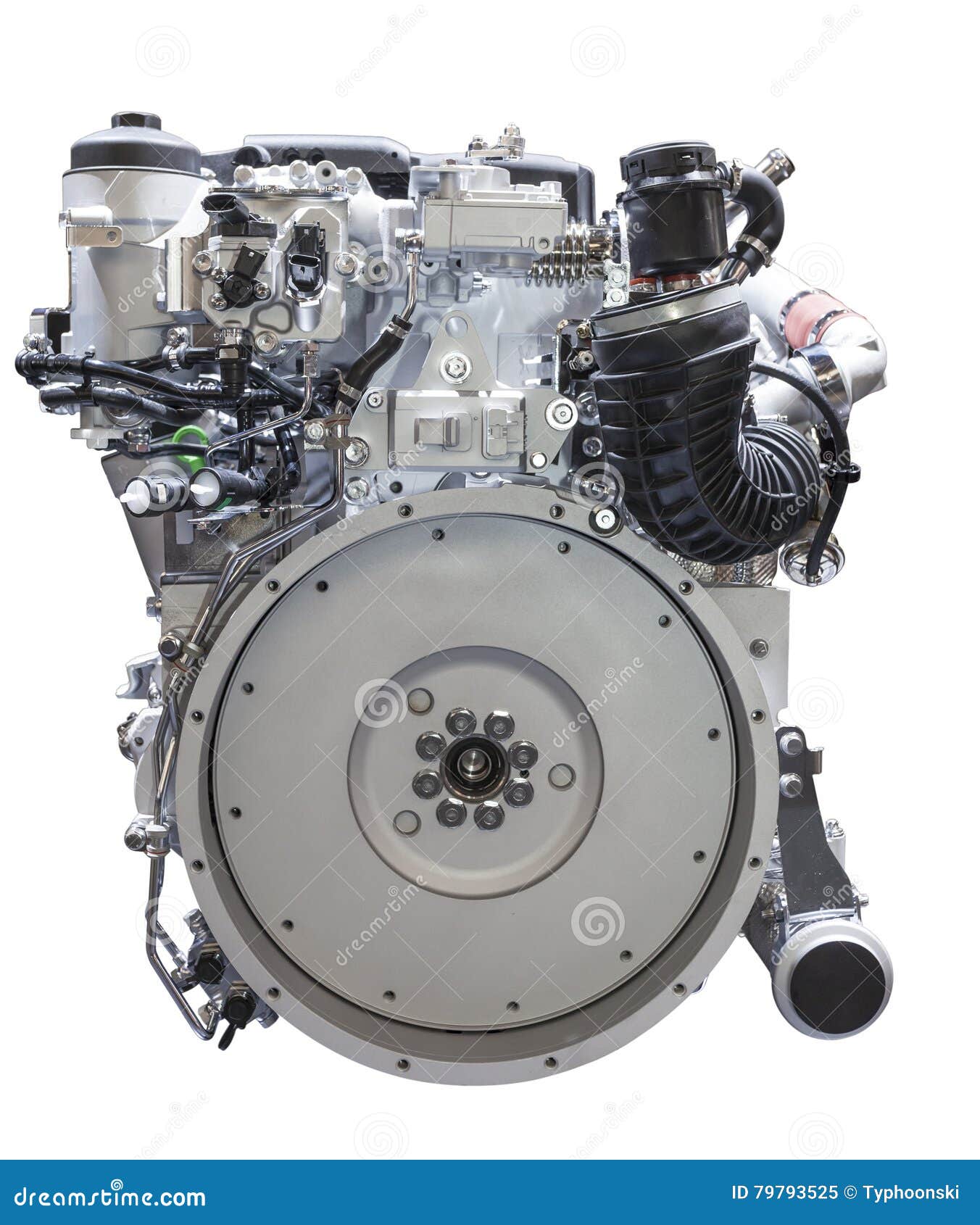 Truck diesel engine stock image. Image of background - 79793525