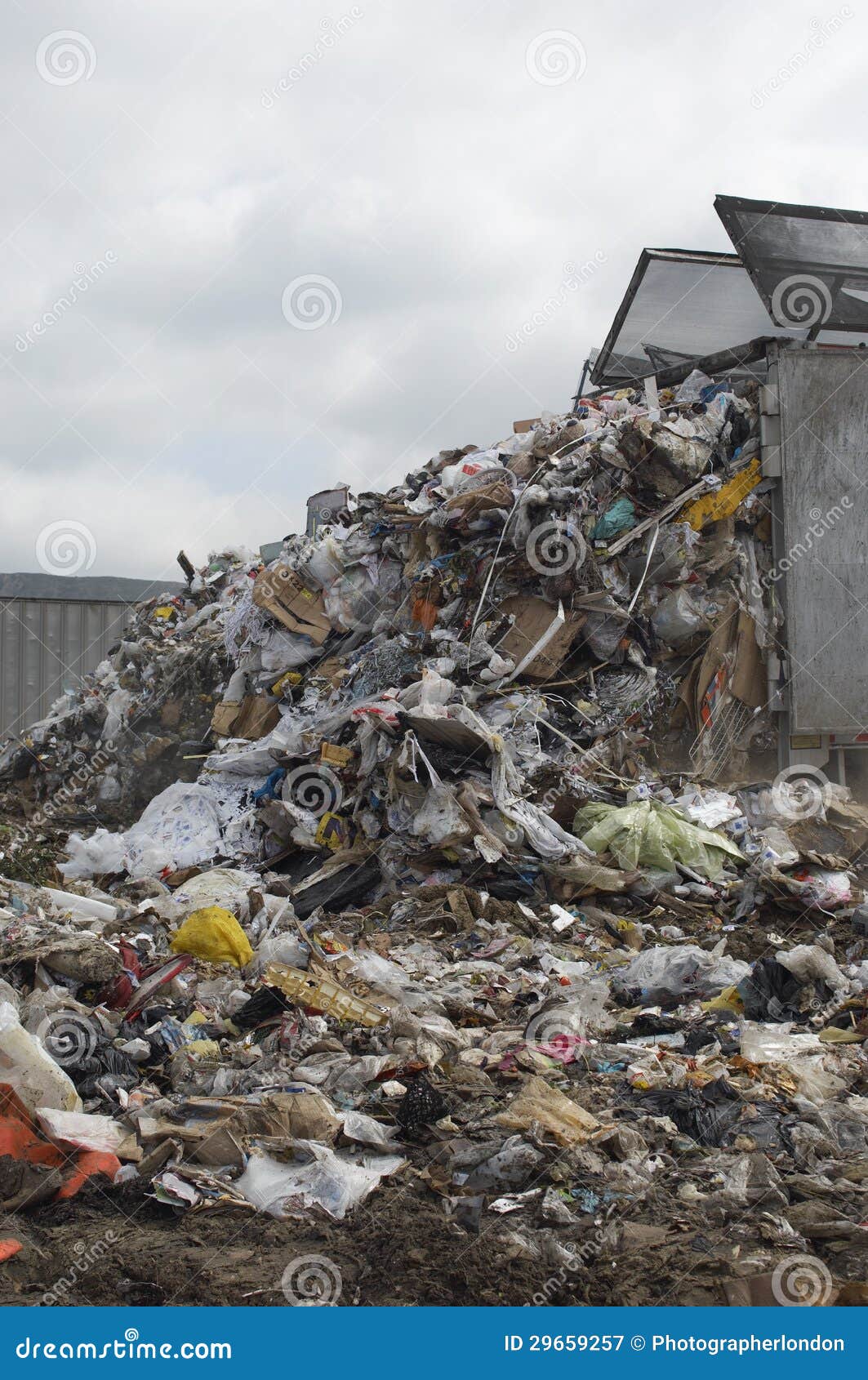 Truck Discarding Garbage stock image. Image of discard - 29659257