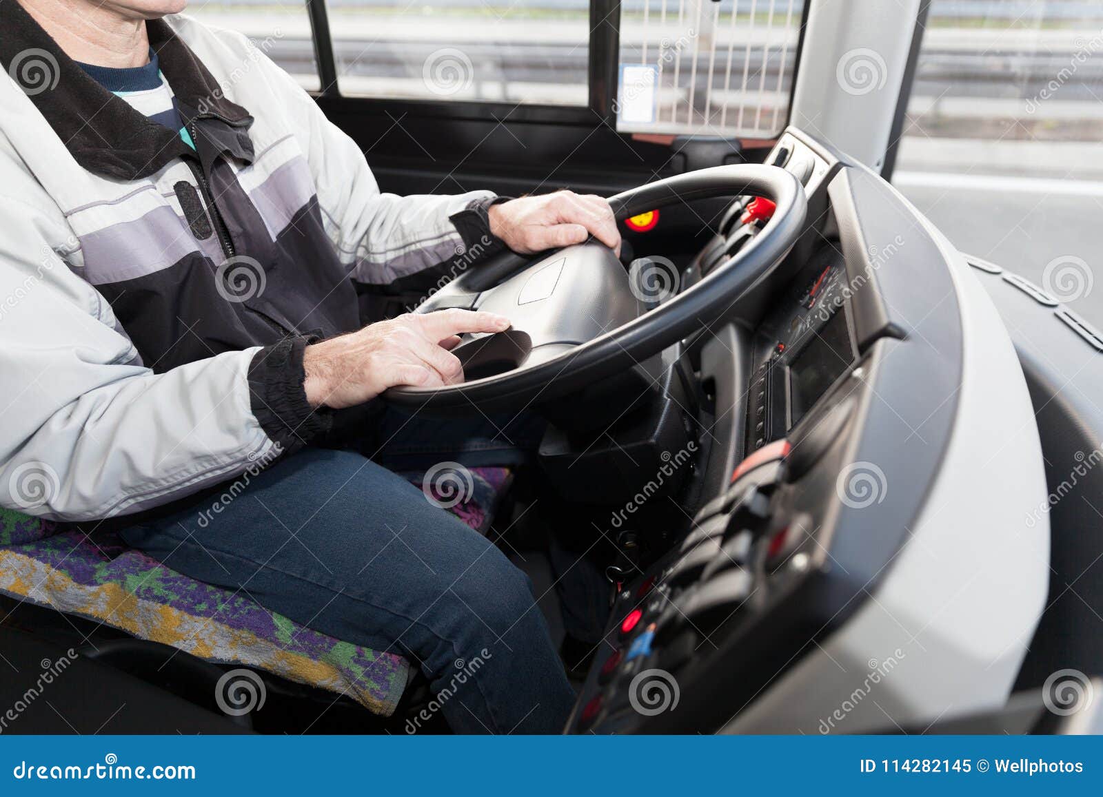 Truck driver. Trucker. stock image. Image of cabin, lorry - 114282145