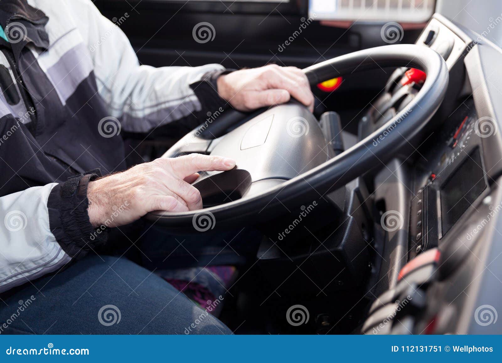 Truck driver. Trucker. stock image. Image of journey - 112131751