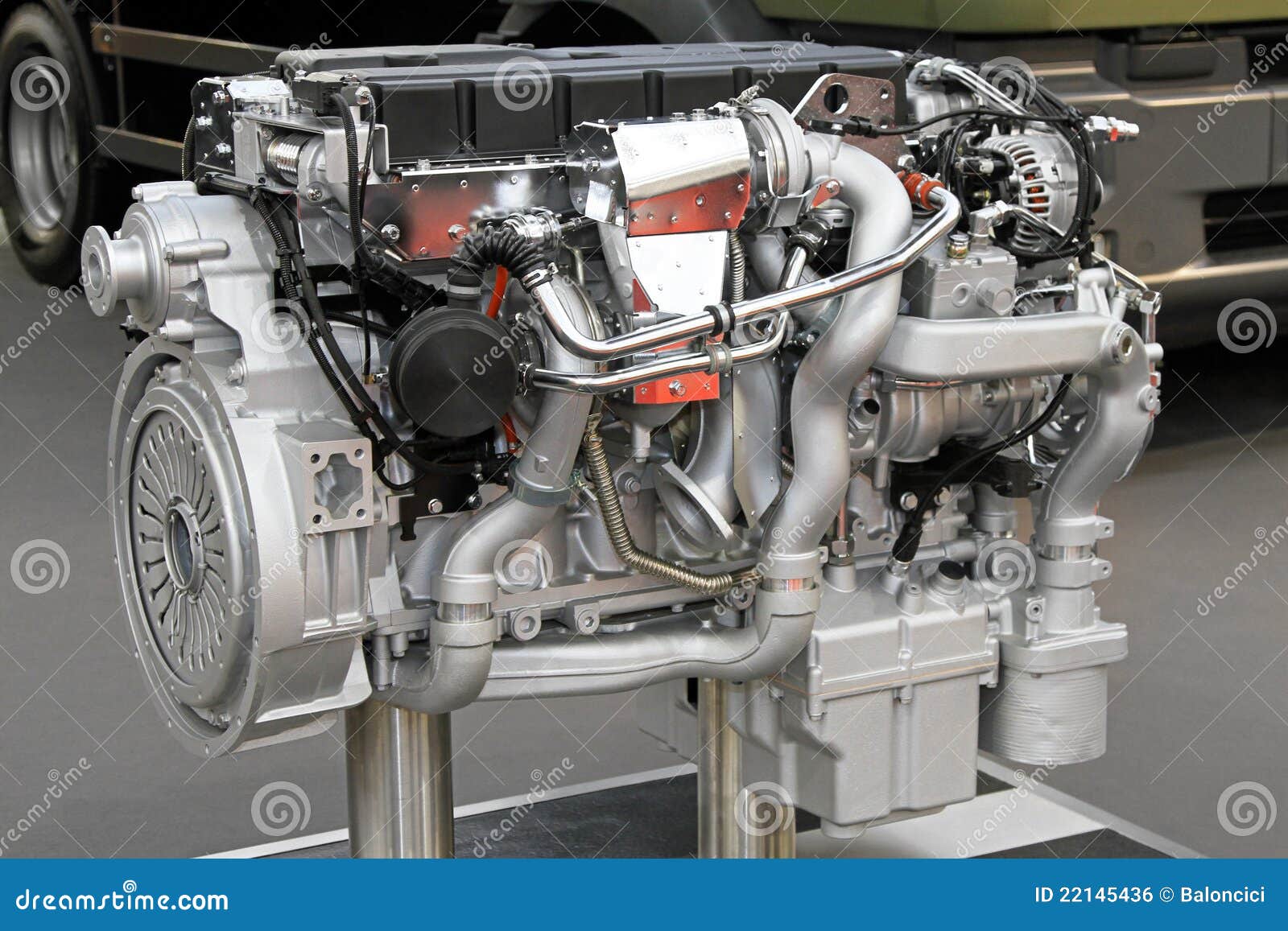 Truck engine stock photo. Image of parts, transportation - 22145436