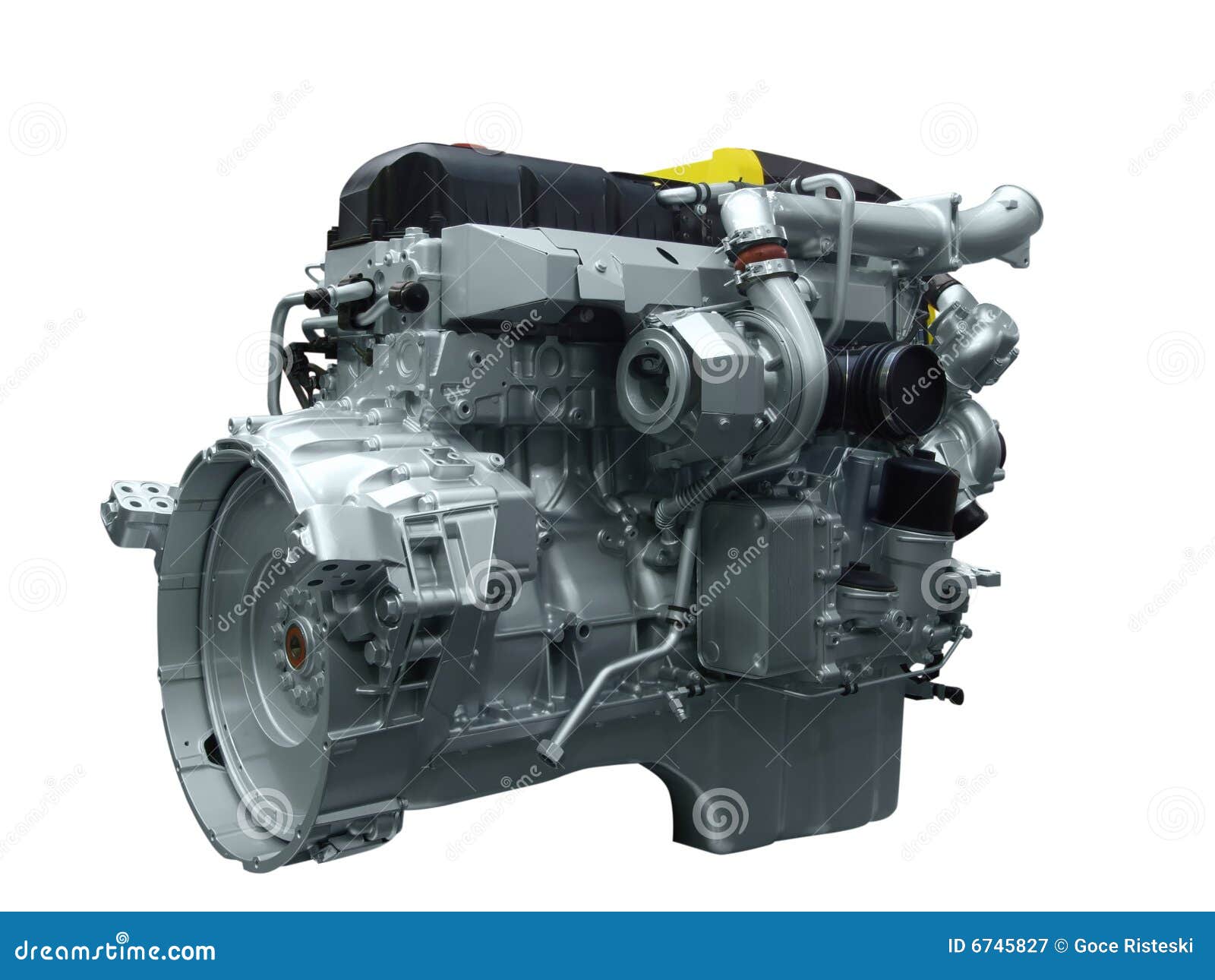 Truck engine stock image. Image of cylinder, mechanism - 6745827