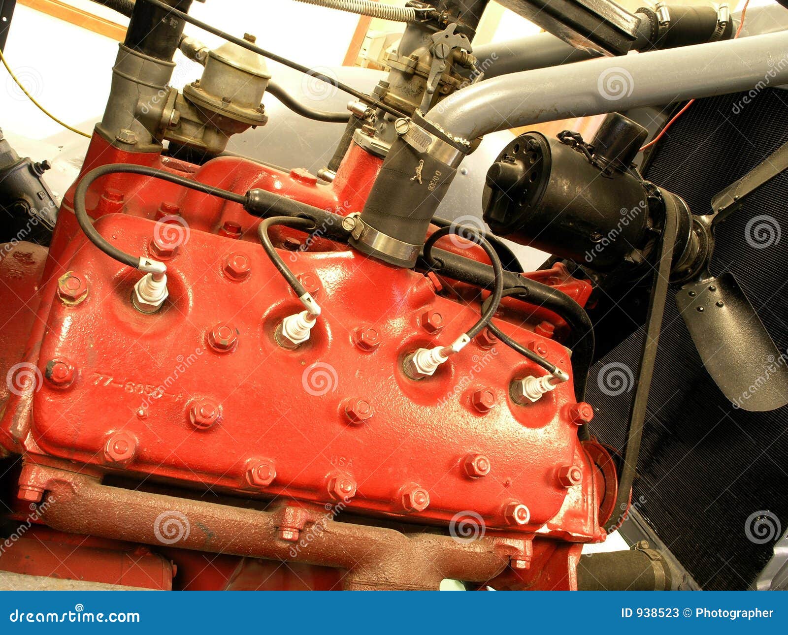 Truck Engine stock image. Image of truck, flathead, plug - 938523