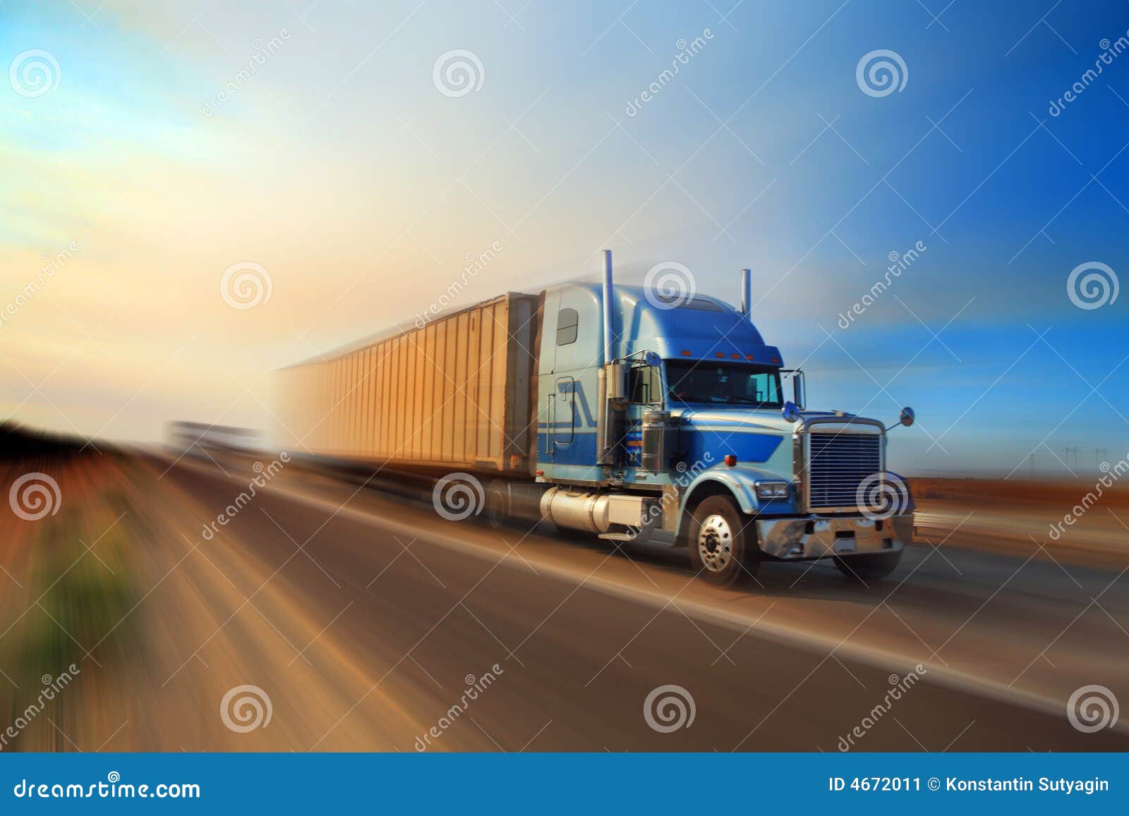 Truck freight delivery stock image. Image of america, delivery - 4672011