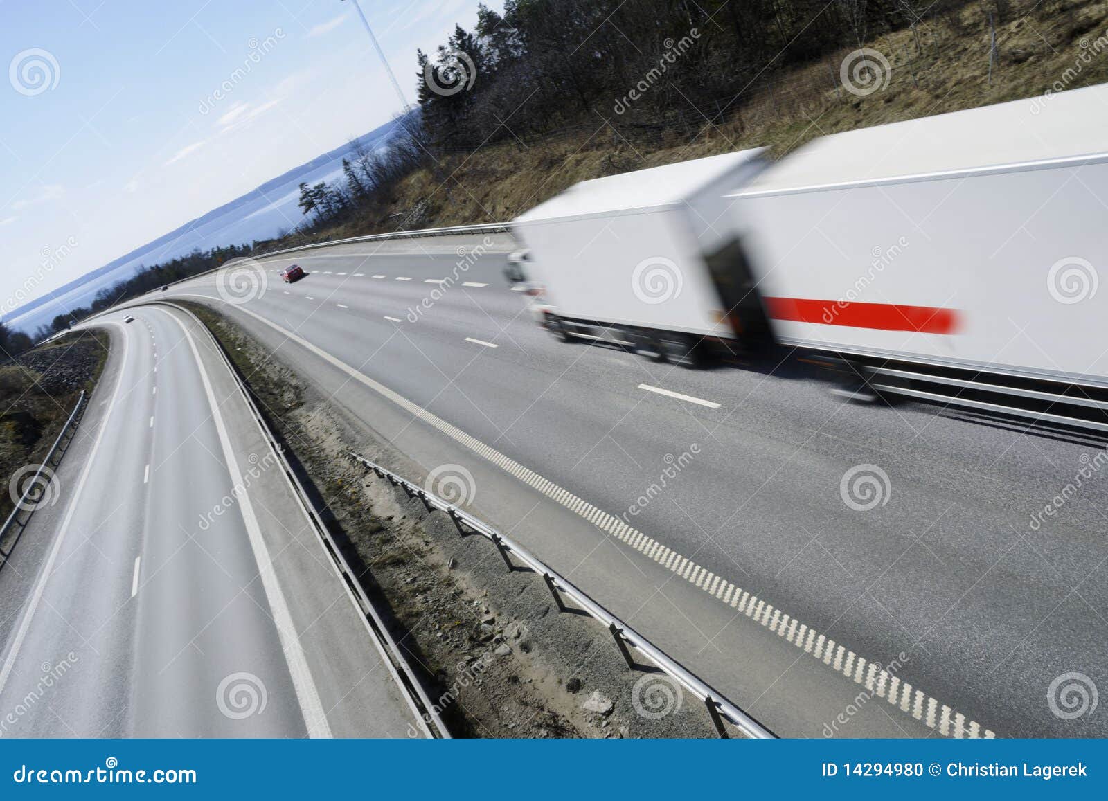 Truck at full speed stock photo. Image of shipping, freight - 14294980