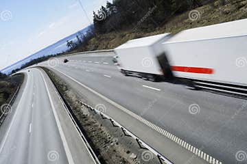 Truck at full speed stock photo. Image of shipping, freight - 14294980