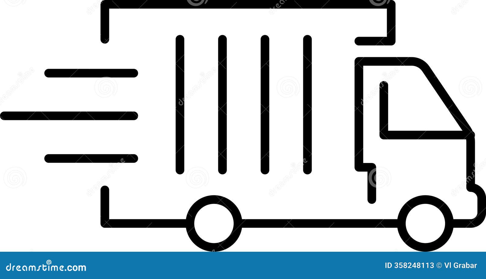 Truck Icon Freight, Delivery Symbol. Vector Illustration. Stock ...