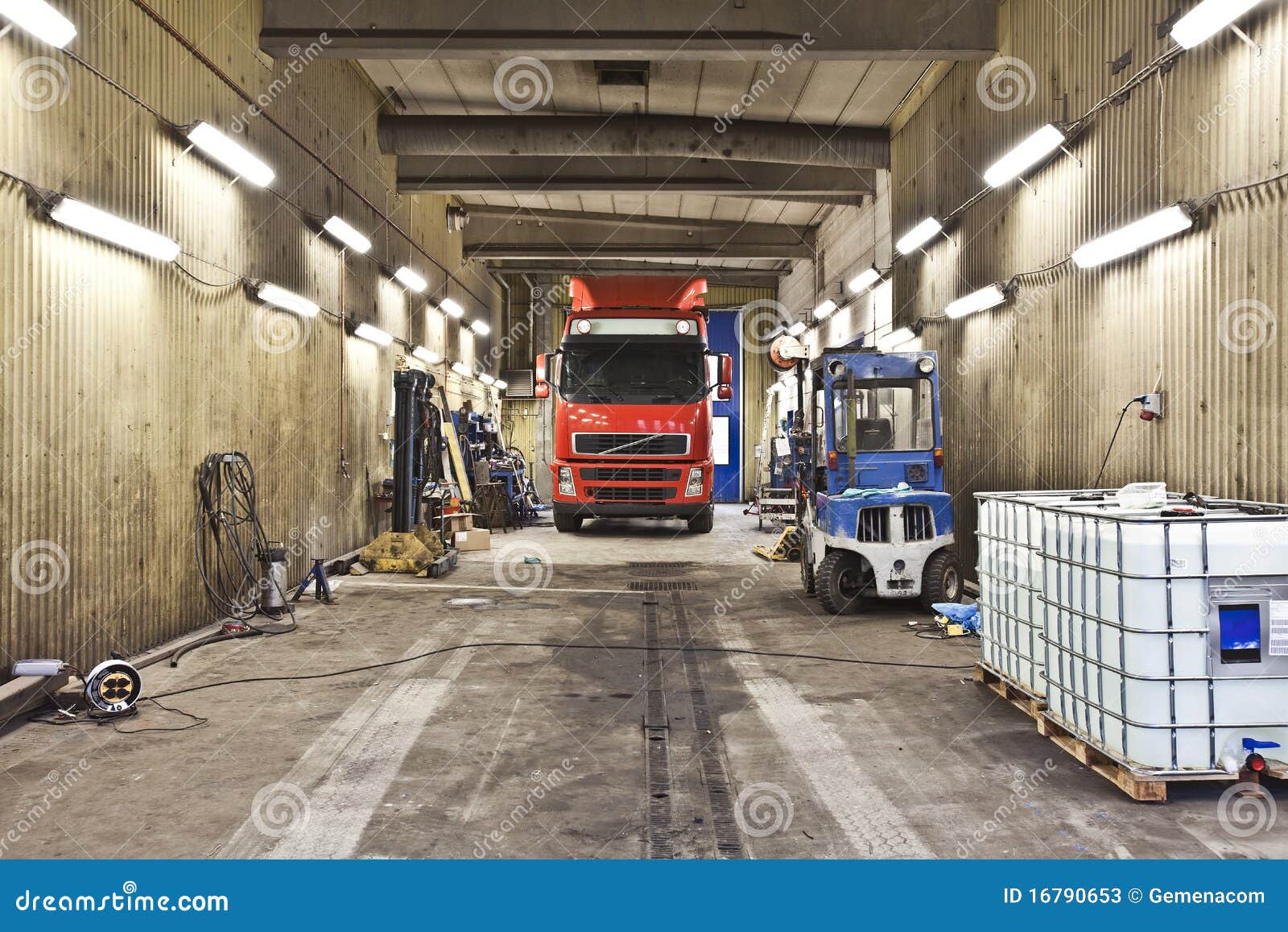 Truck indoor stock image. Image of truck, transportation - 16790653