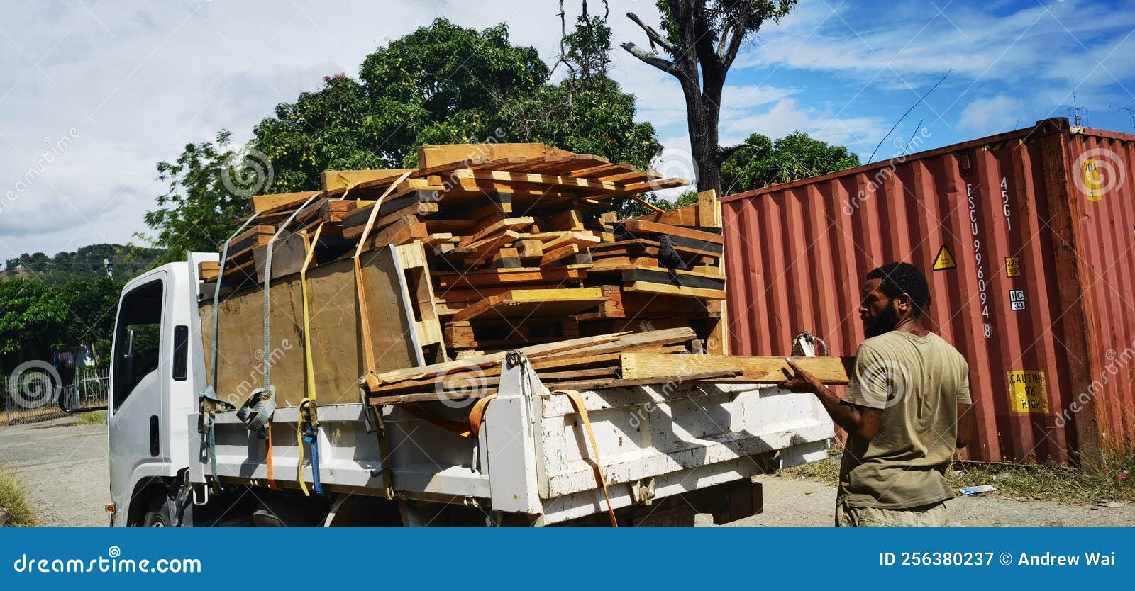 A Truck Loaded with Materials for Carriage To Dumping Site Stock Image ...