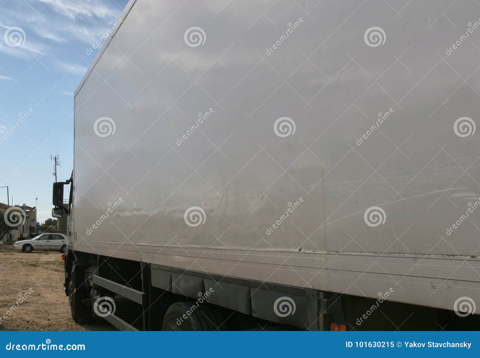 Truck stock image. Image of handler, shop, goods, ride - 101630215