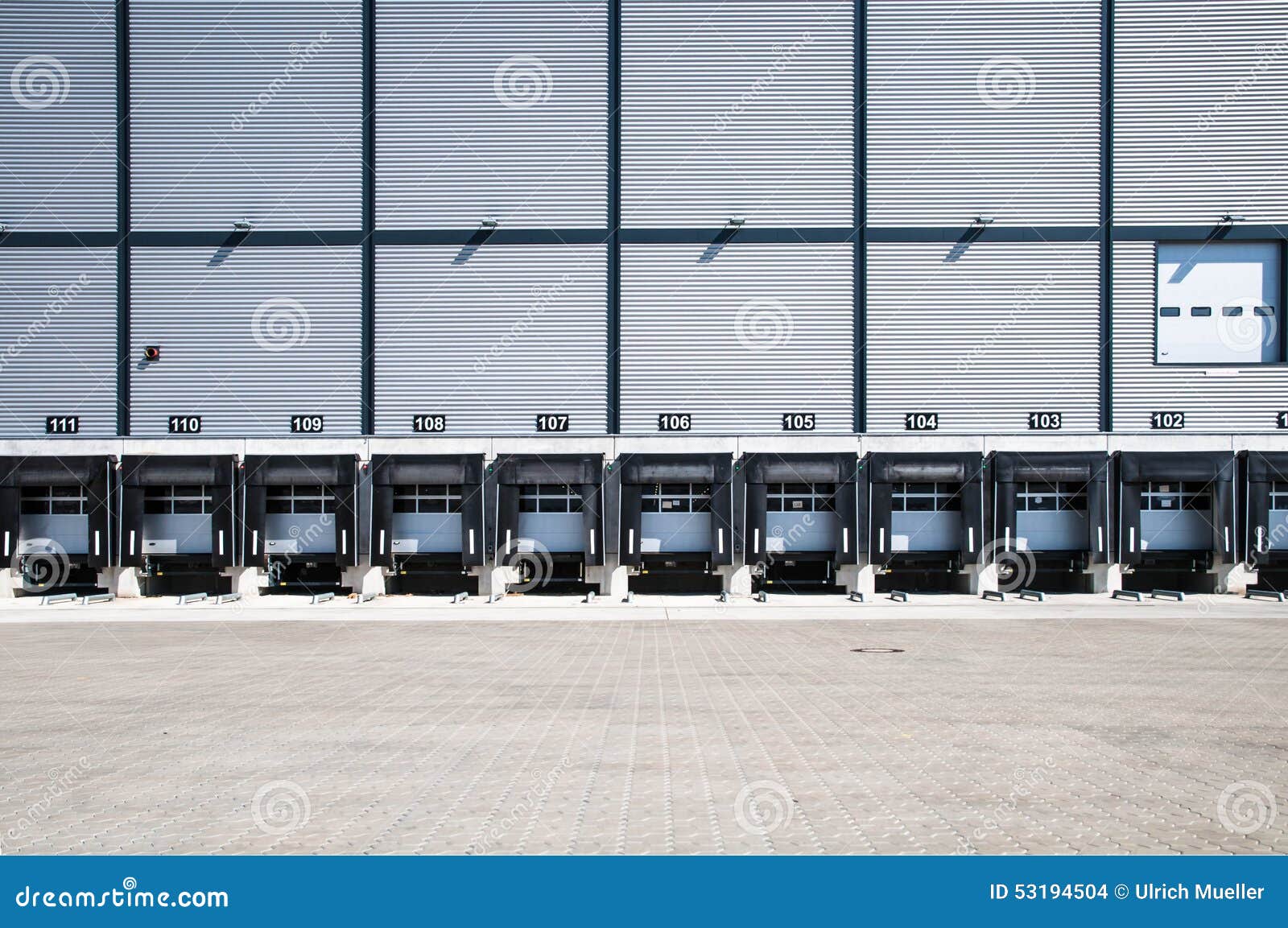 Truck loading station stock photo. Image of architecture - 53194504