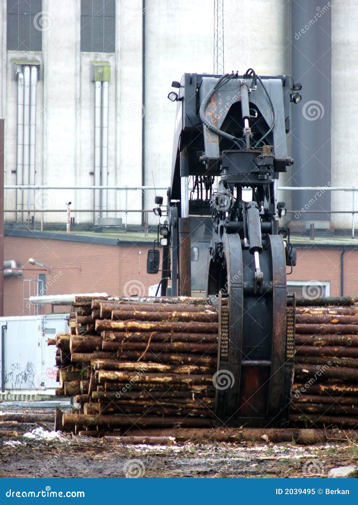 Truck Loading Timber stock image. Image of logistics, carpentry - 2039495