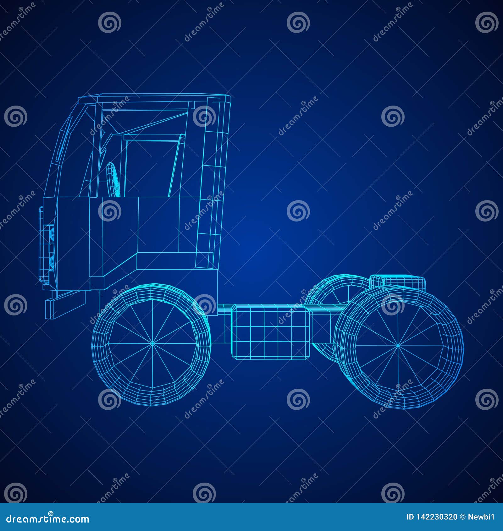 Truck or Lorry Car. Vector. Stock Vector - Illustration of template ...