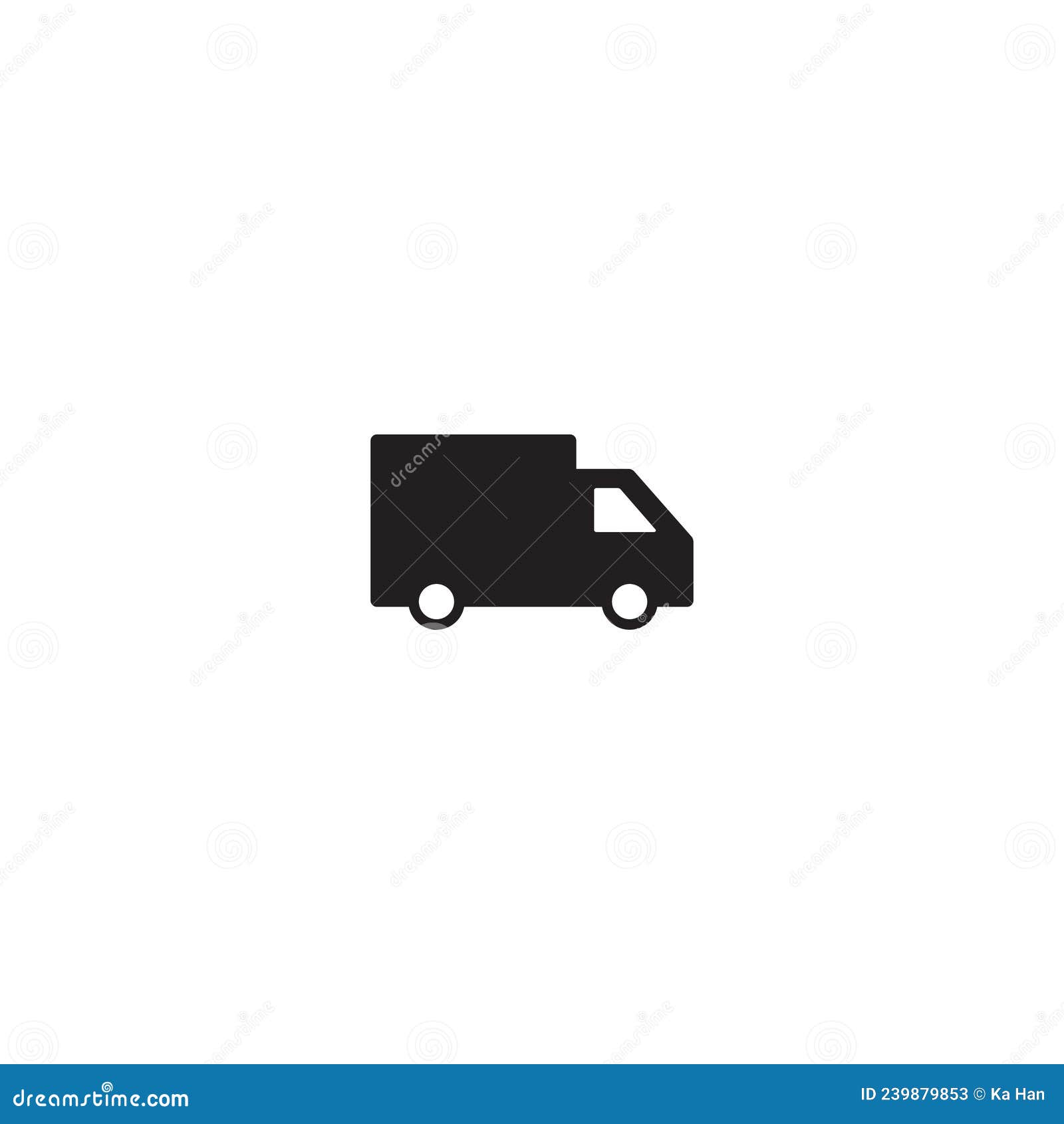 Truck, Lorry Icon Vector for Web or Mobile App Stock Vector ...