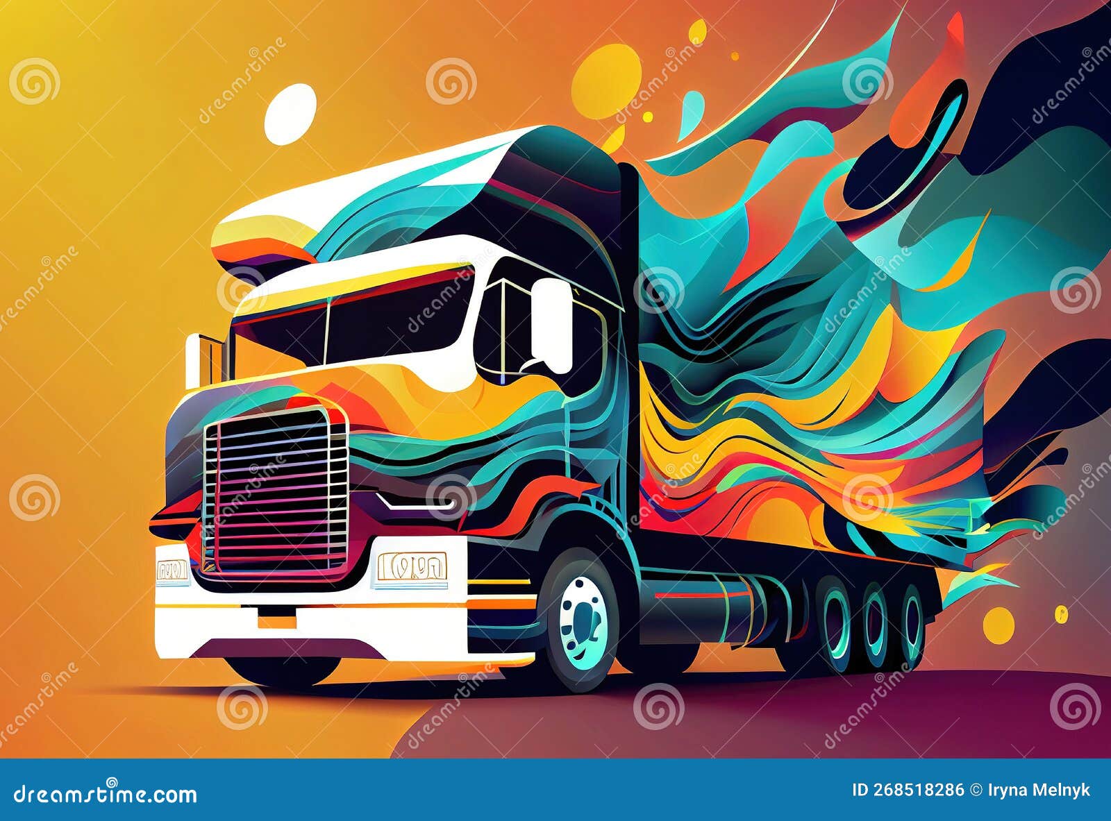 Lorry Silhouette Vector | CartoonDealer.com #89503382
