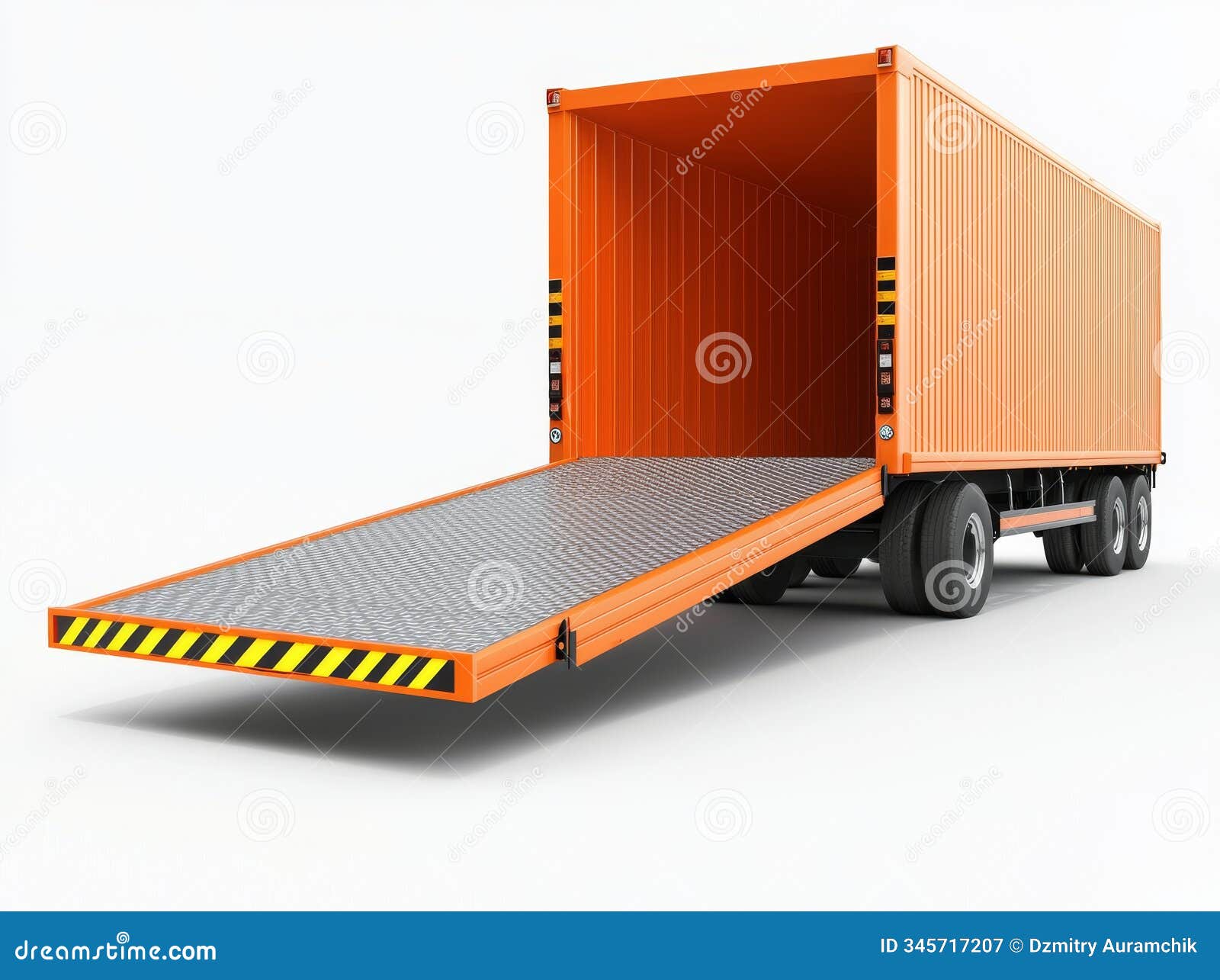 Lorry With A Trailer Icon. Detailed Set Of Transport Icons. Premium ...