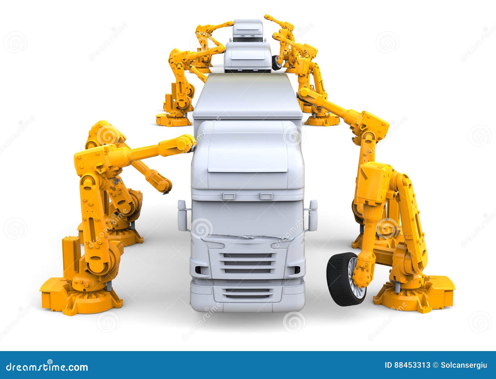 Truck Manufacturing Process Stock Photo | CartoonDealer.com #88453284