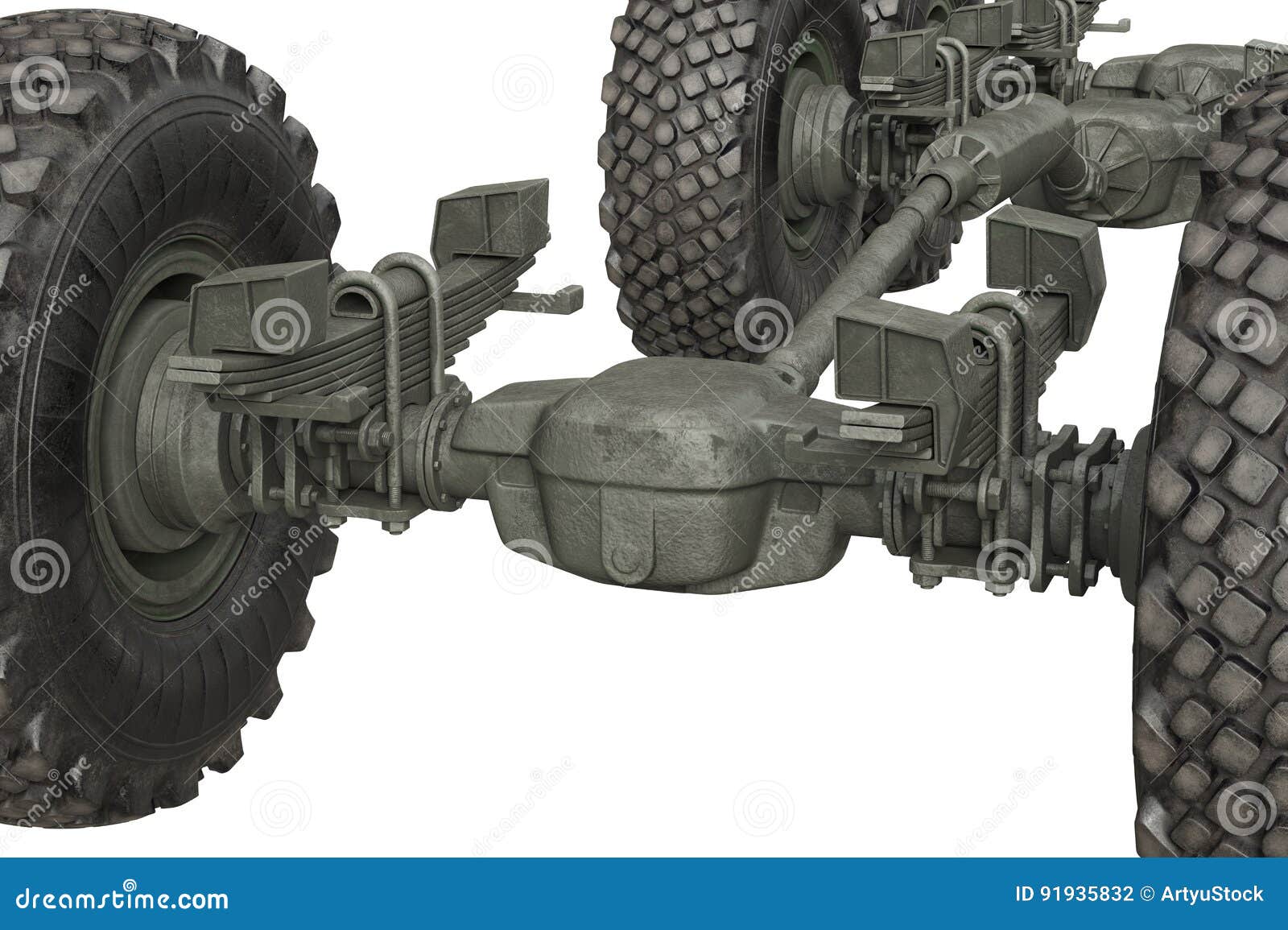 Truck Military Chassis, Top View Stock Photography | CartoonDealer.com ...