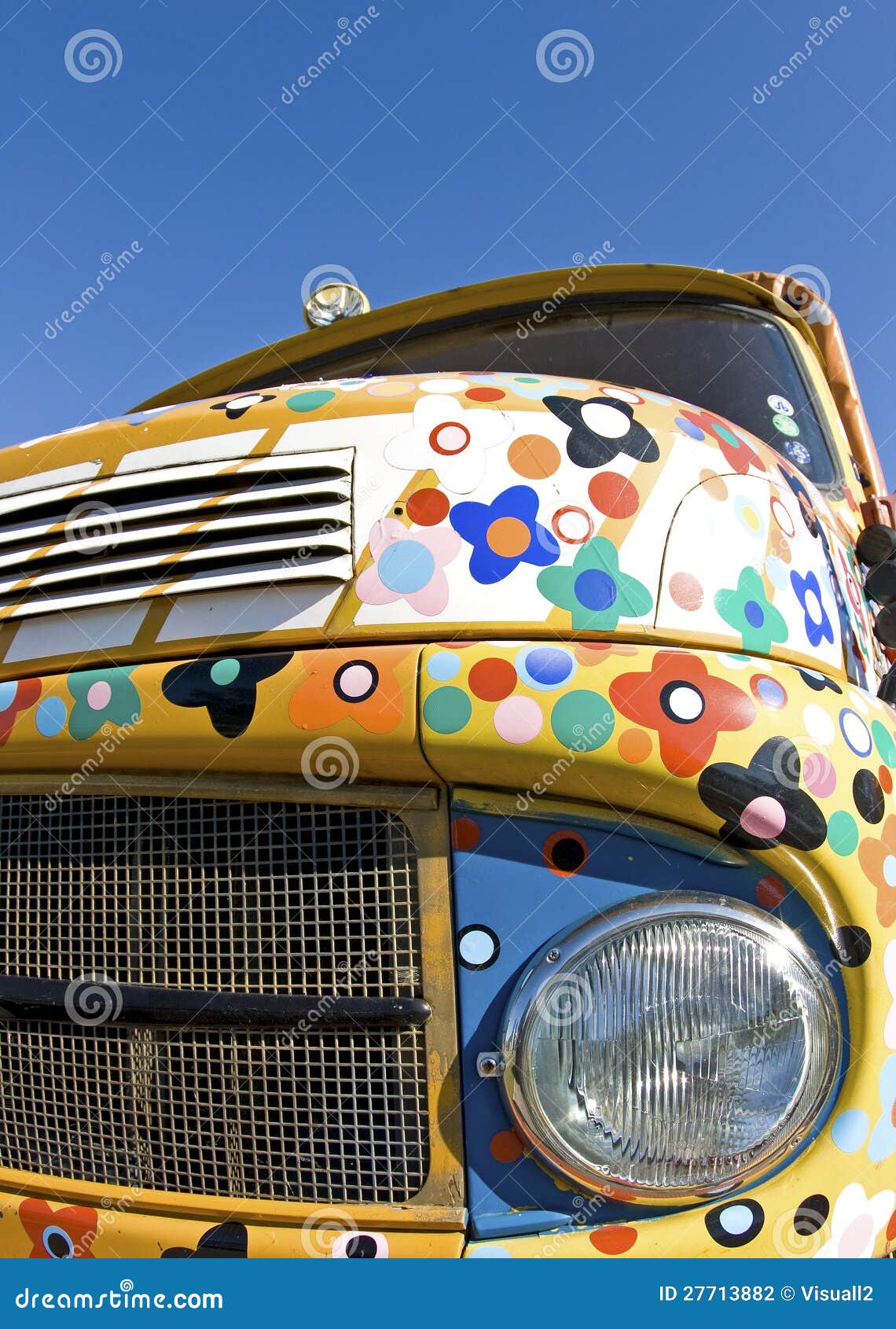 Truck, Old Colorful Lorry. Retro Styles. Stock Photo - Image of style ...