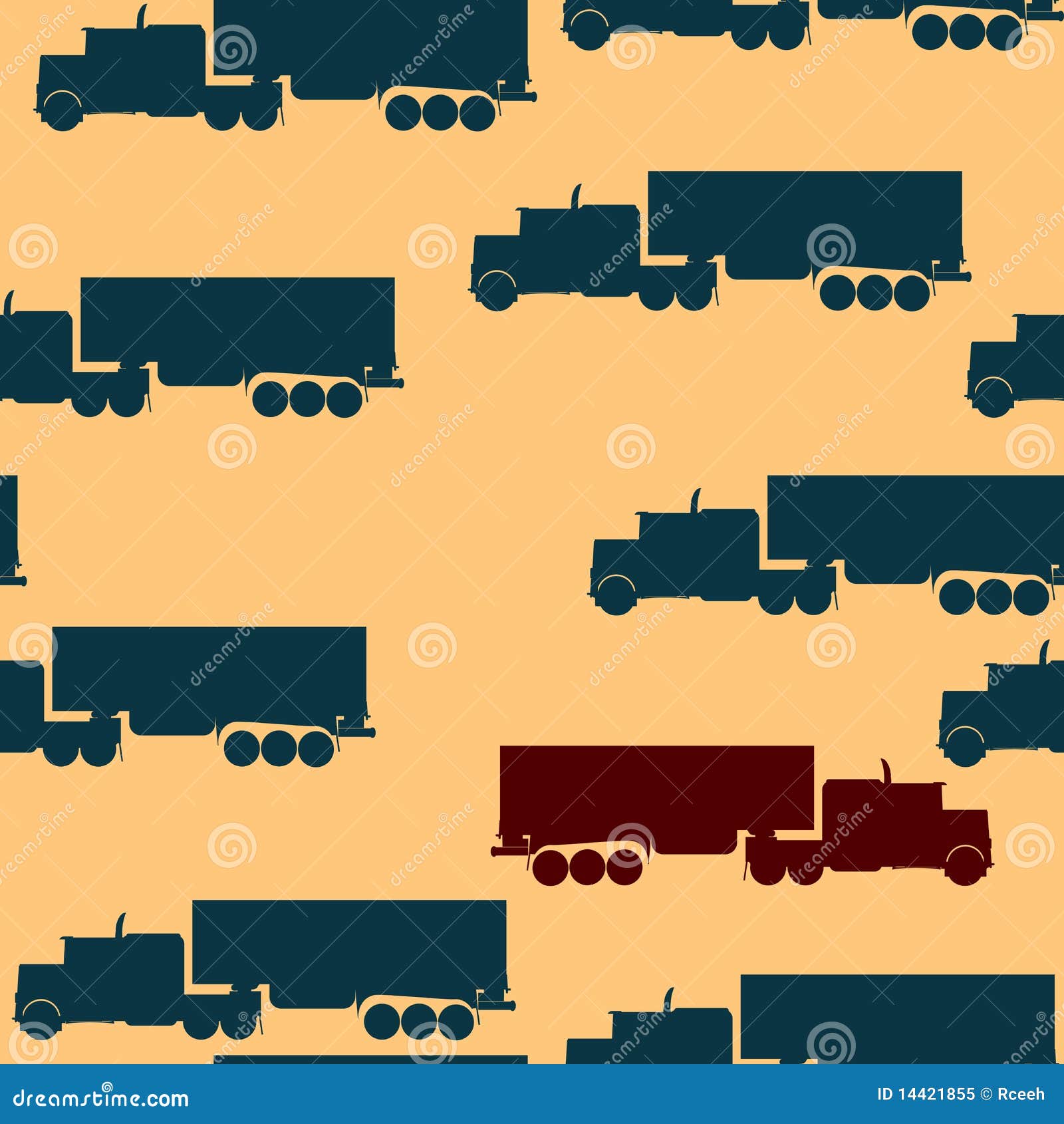 Truck pattern stock vector. Illustration of transportation - 14421855