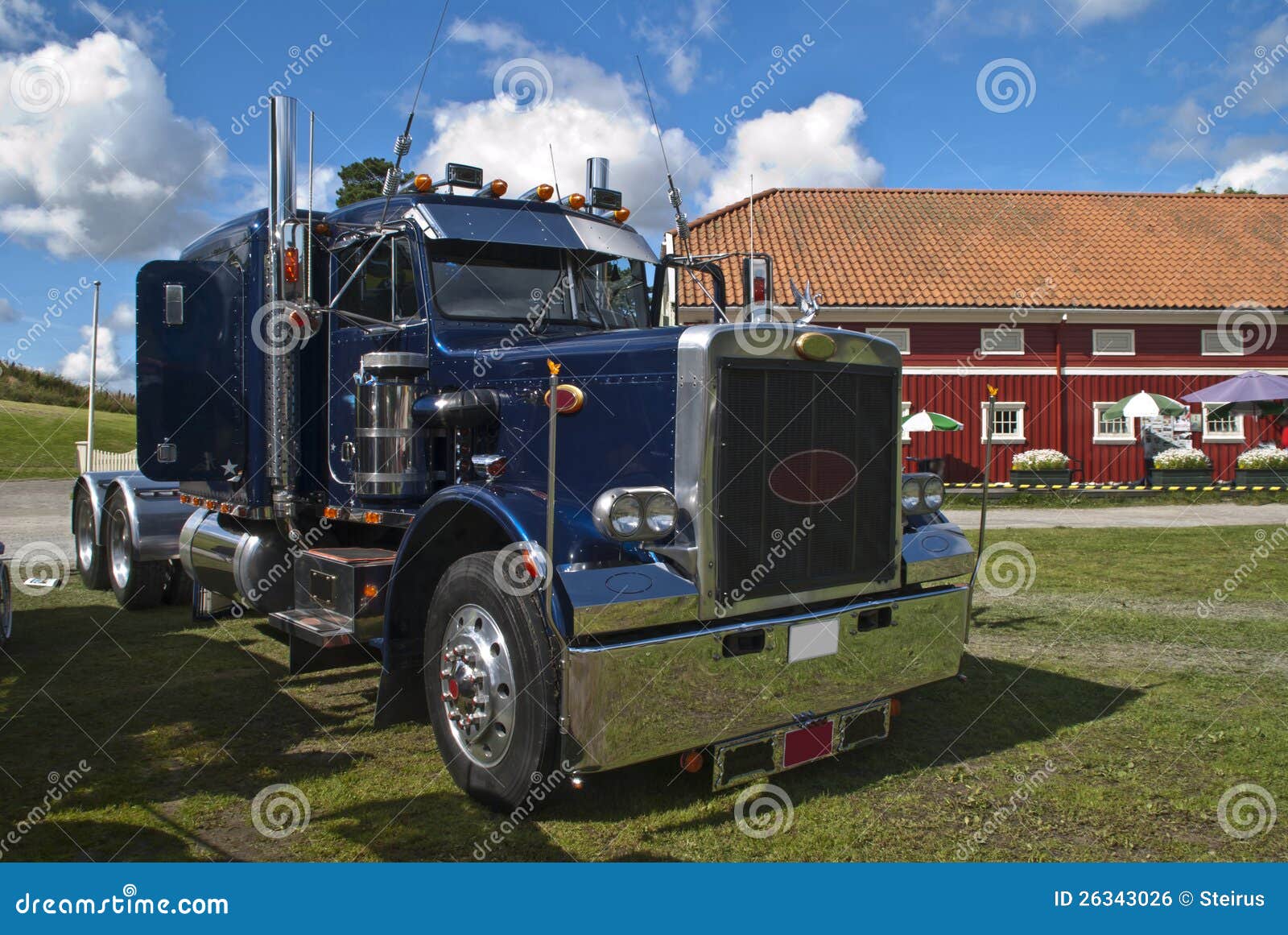 Truck (peterbilt) stock photo. Image of europe, gravel - 26343026