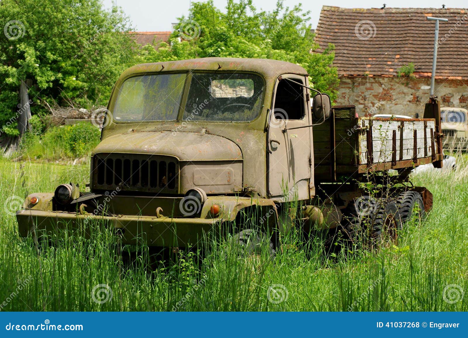 Truck rusting stock photo. Image of pasture, abandoned - 41037268