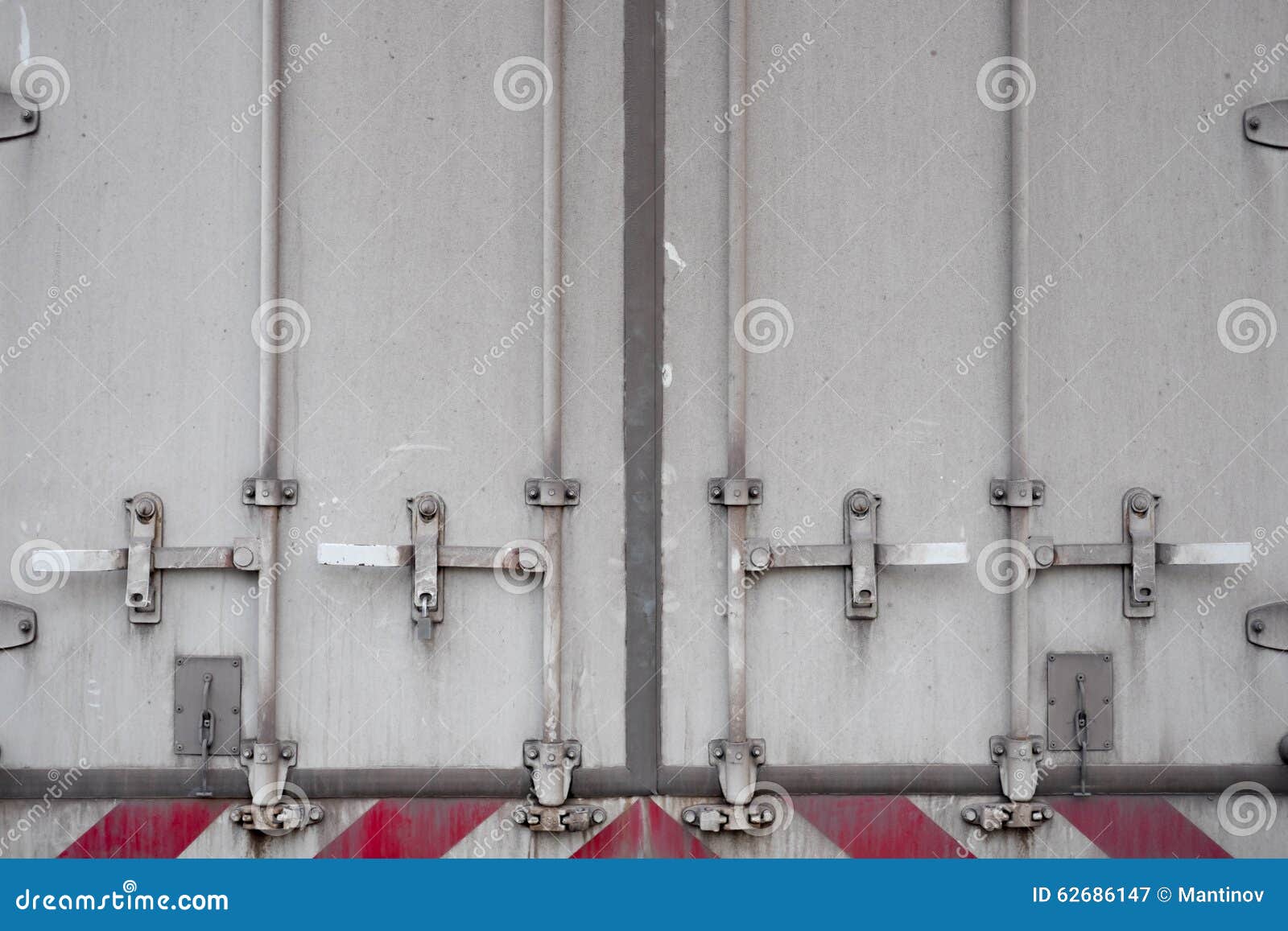 Truck s back door stock image. Image of trailer, lock - 62686147