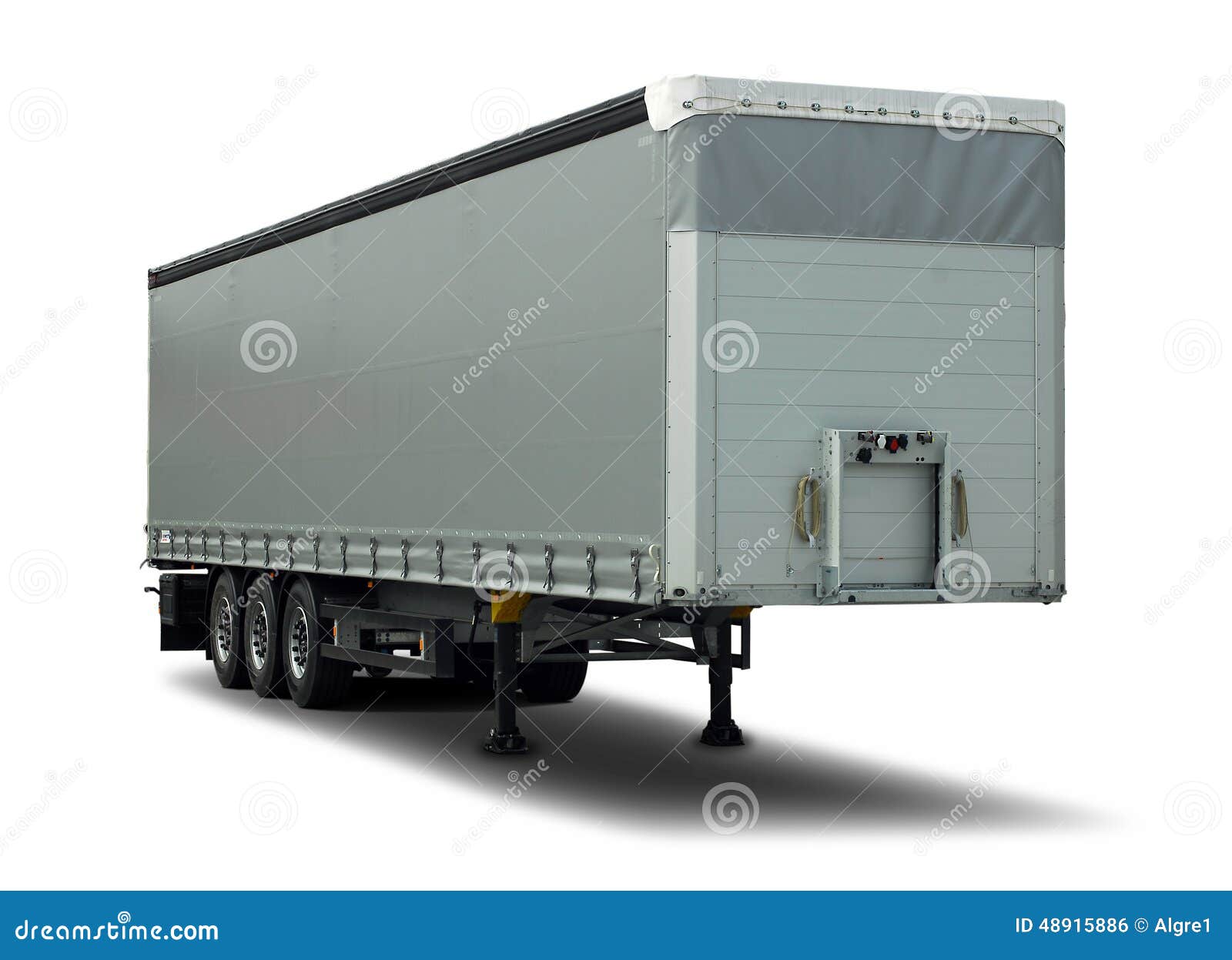 Truck semi trailer stock photo. Image of tire, logistic - 48915886