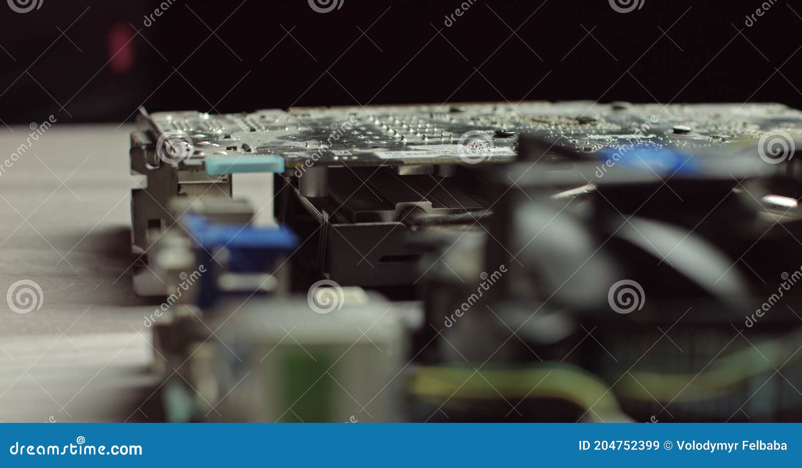 Component Of Computer Server Cooling System In Brown Tone Stock ...