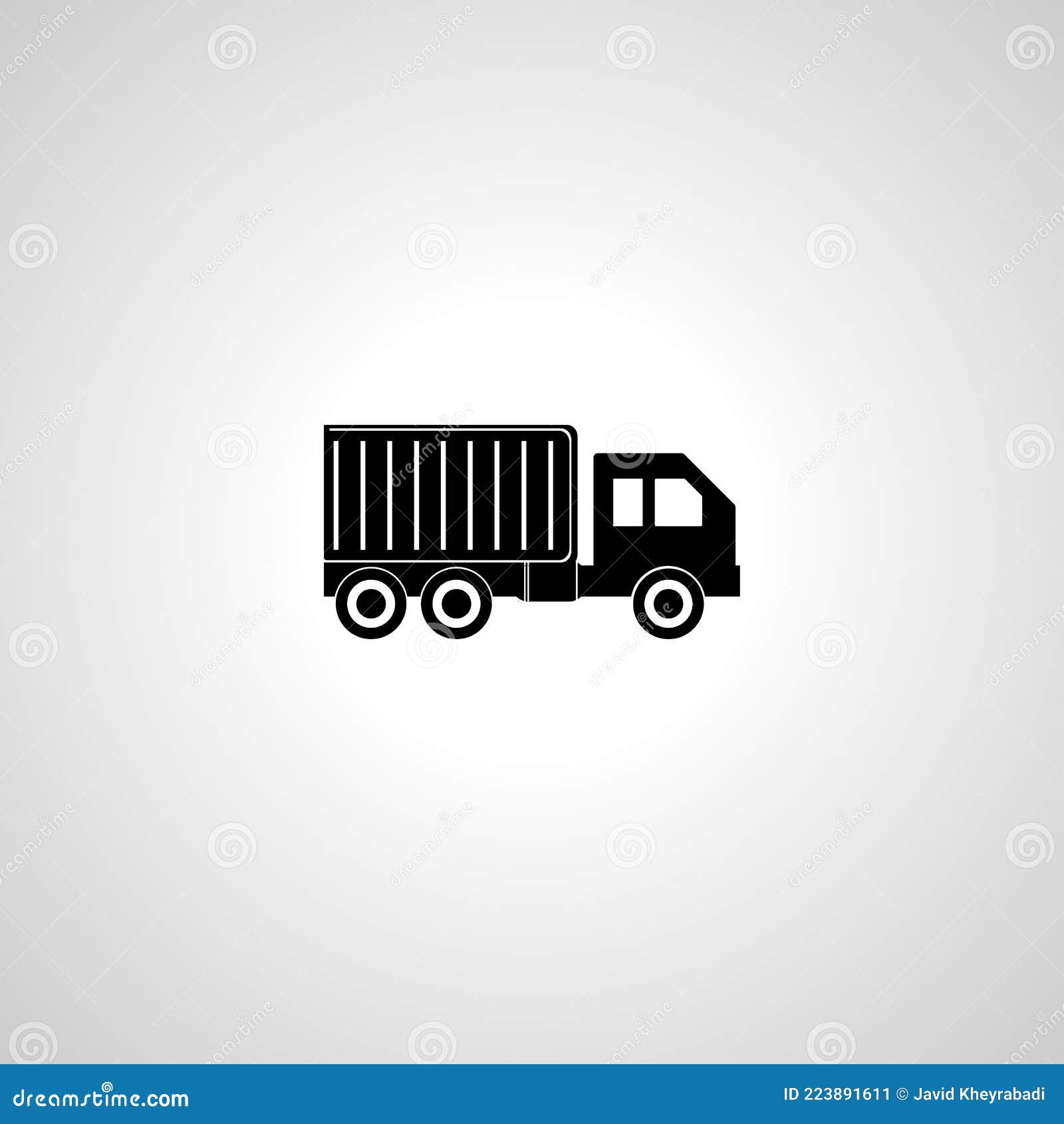 Truck Sign. Truck Isolated Simple Icon Stock Vector - Illustration of ...