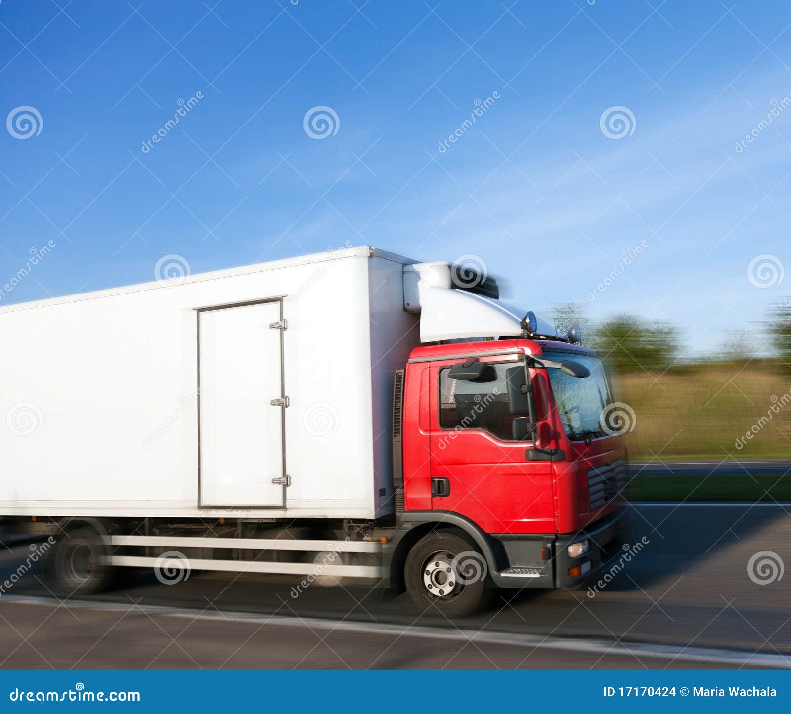 Truck speed stock photo. Image of carrying, asphalt, road - 17170424