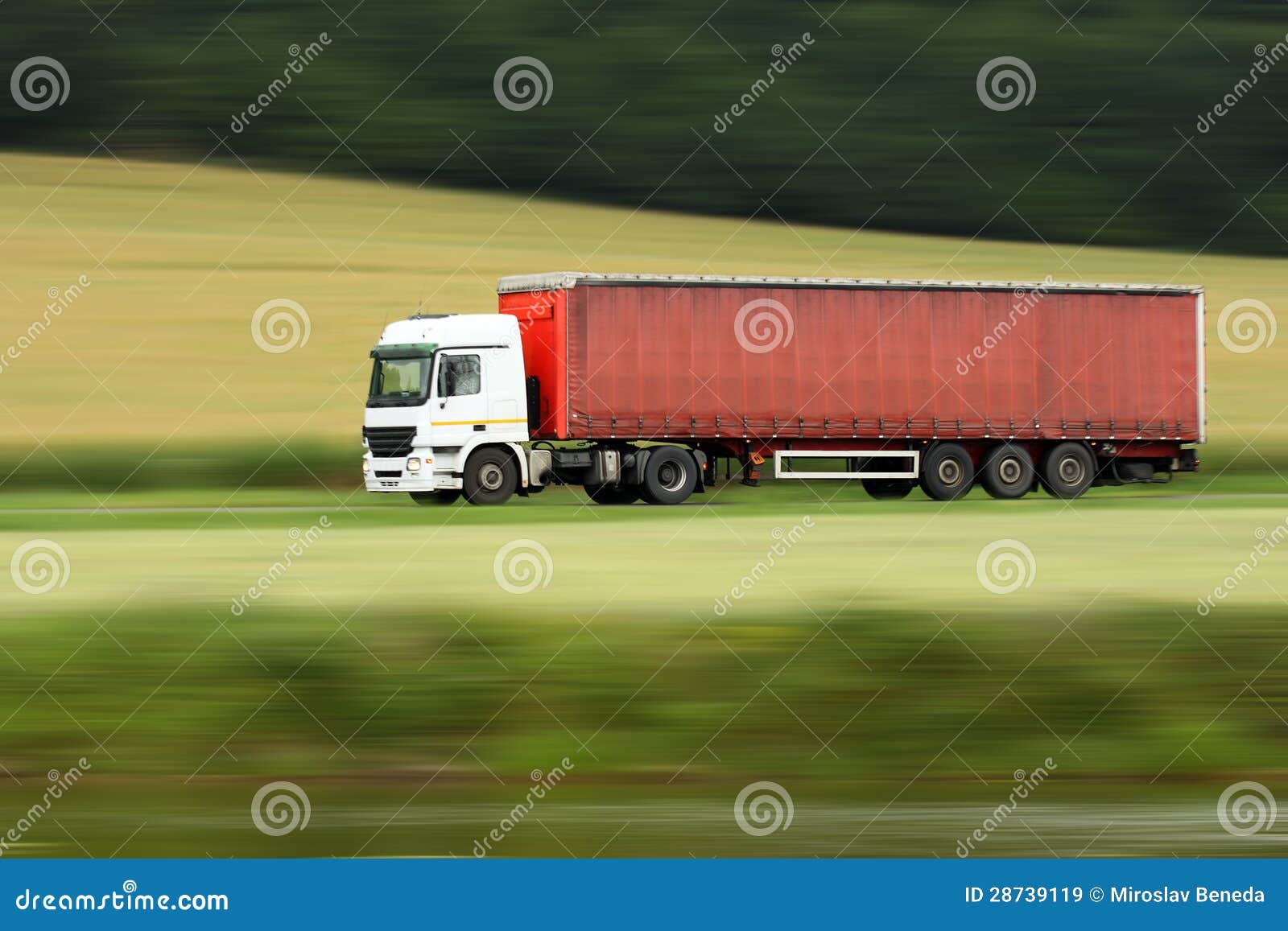 Truck and speed stock image. Image of speed, blur, business - 28739119