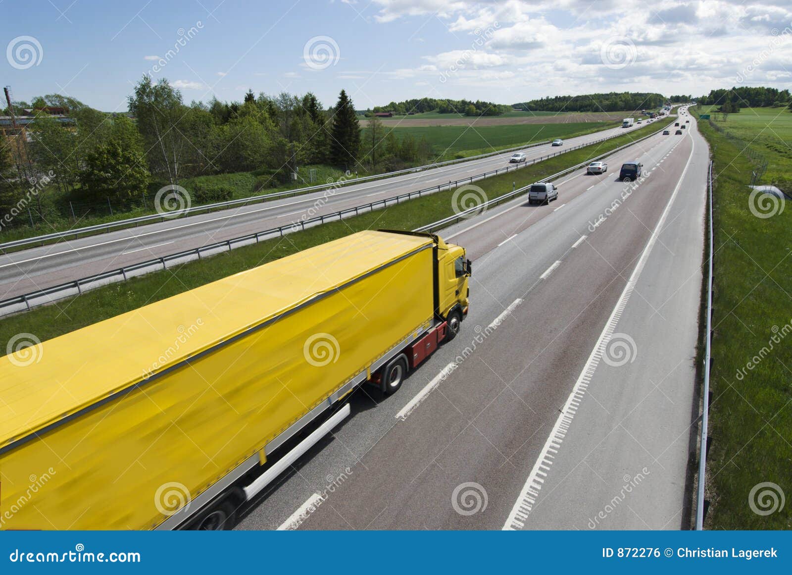Truck speed stock photo. Image of messenger, truck, interstate - 872276