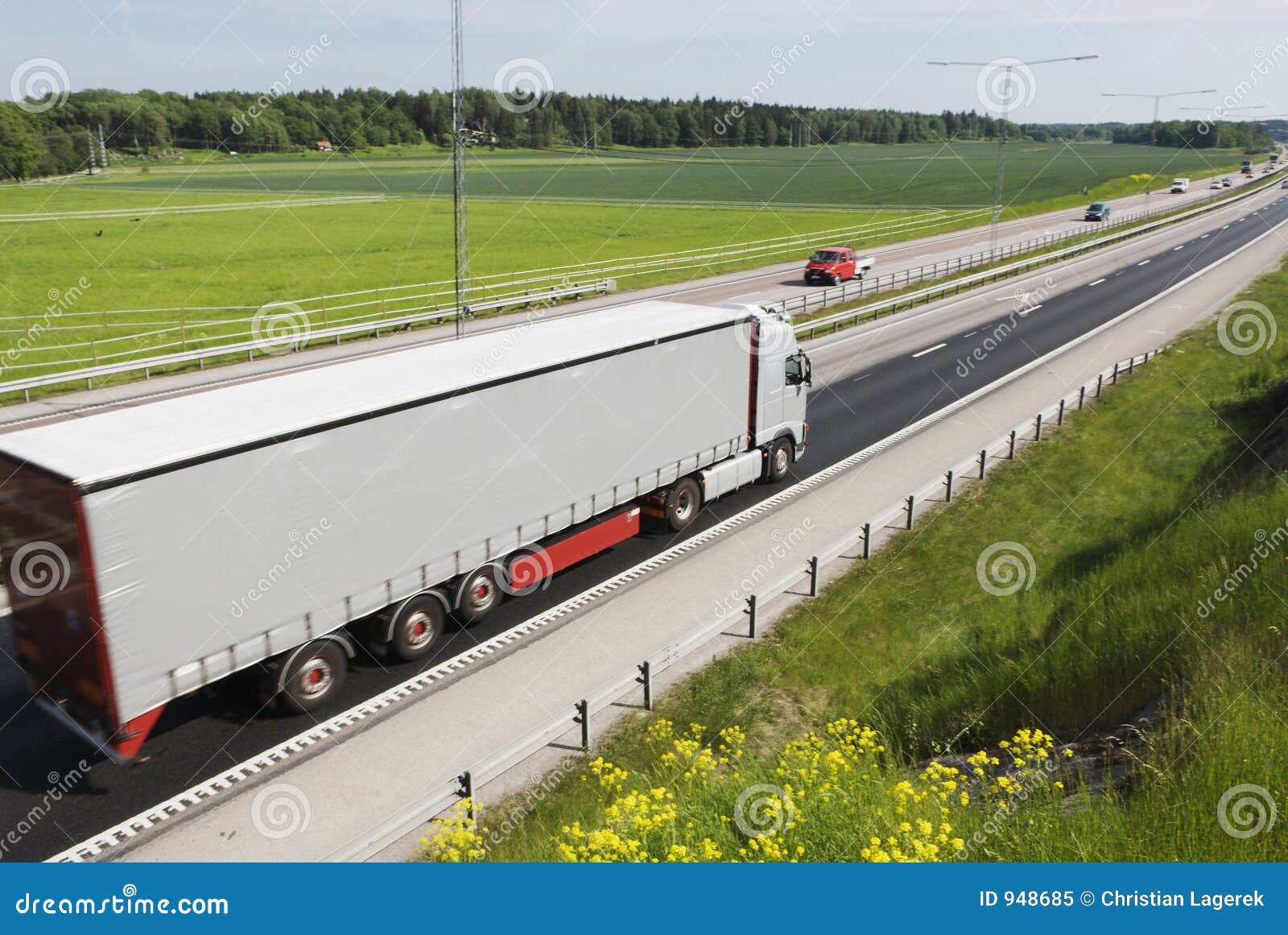 Truck speed stock image. Image of transport, travel, motorway - 948685