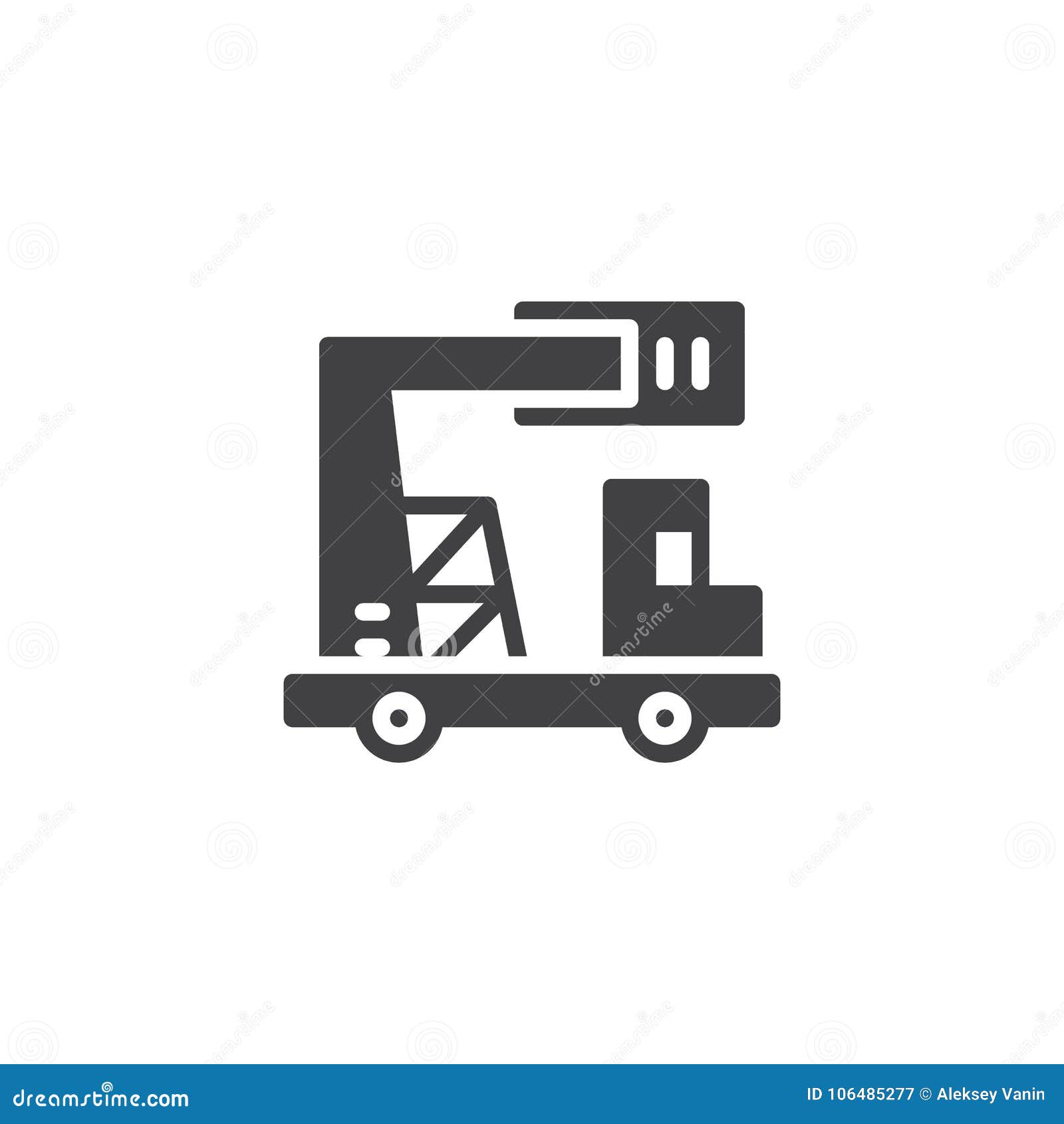 Telescopic Crane On Caterpillars. Warning Overhead Load. Work Accident ... Telescopic Crane On Caterpillars. Warning Overhead Load. Work Accident ...