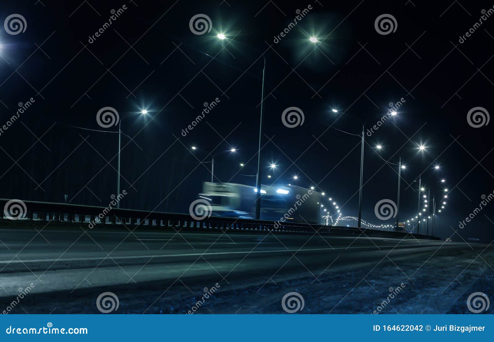 Truck Traffic on a Winter Highway Stock Photo - Image of city, vehicle ...