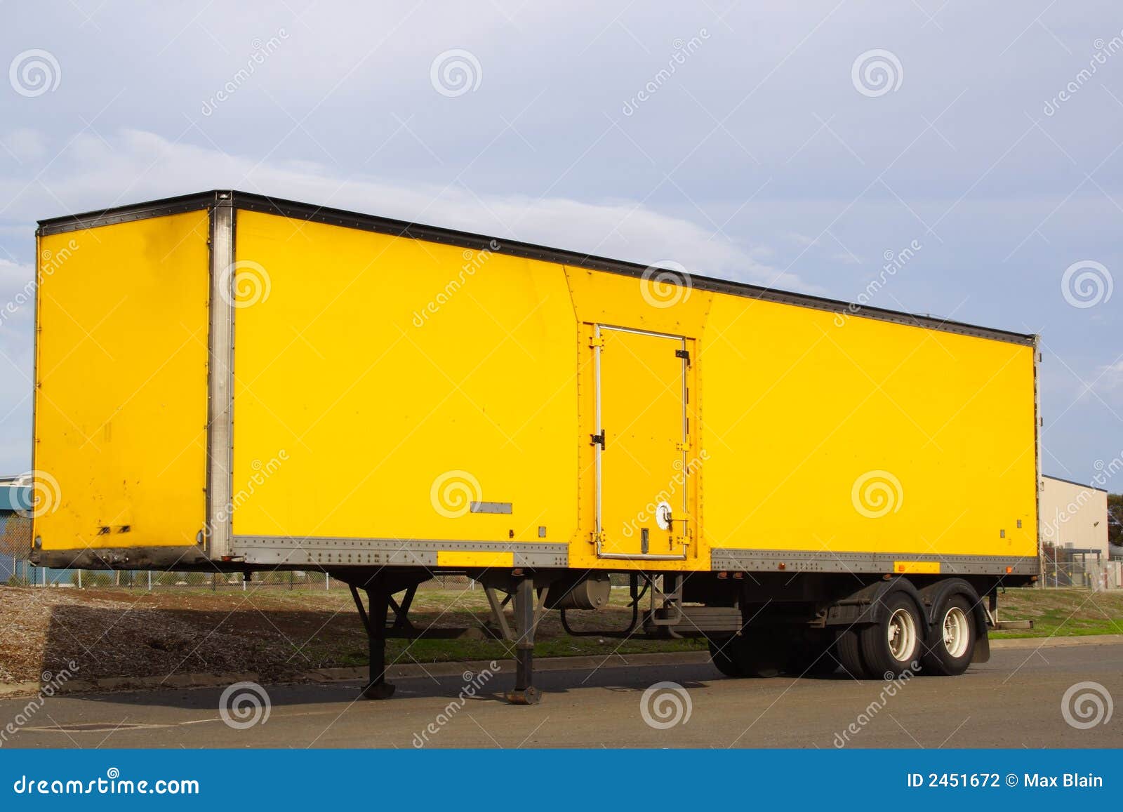Truck trailer stock photo. Image of transport, shipping - 2451672