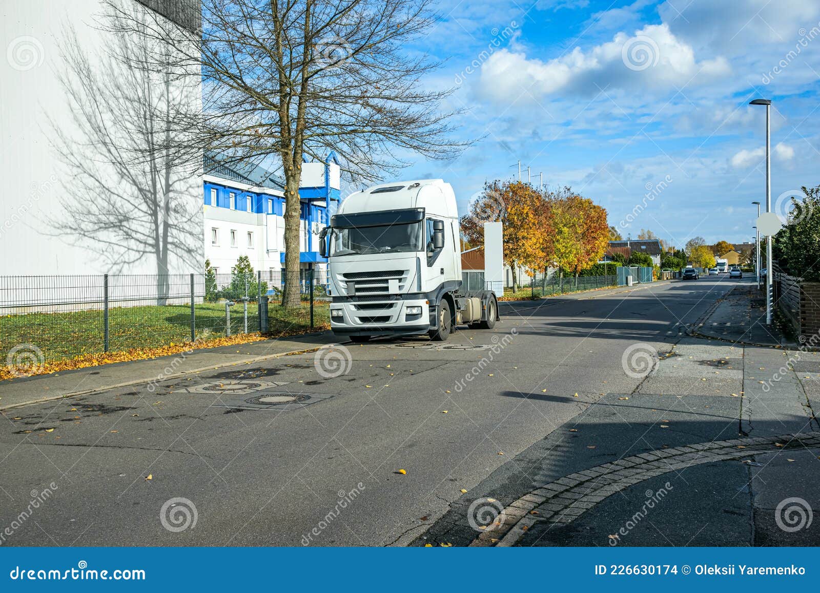 Truck without Trailer on the Road, Stock Photo - Image of fuel ...