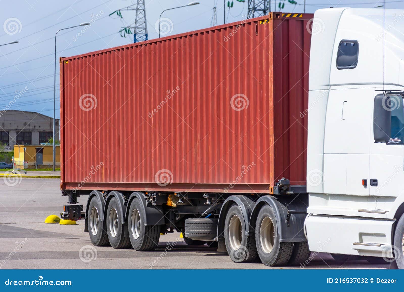 Truck Transportation, Container Cargo Working for Import Export ...