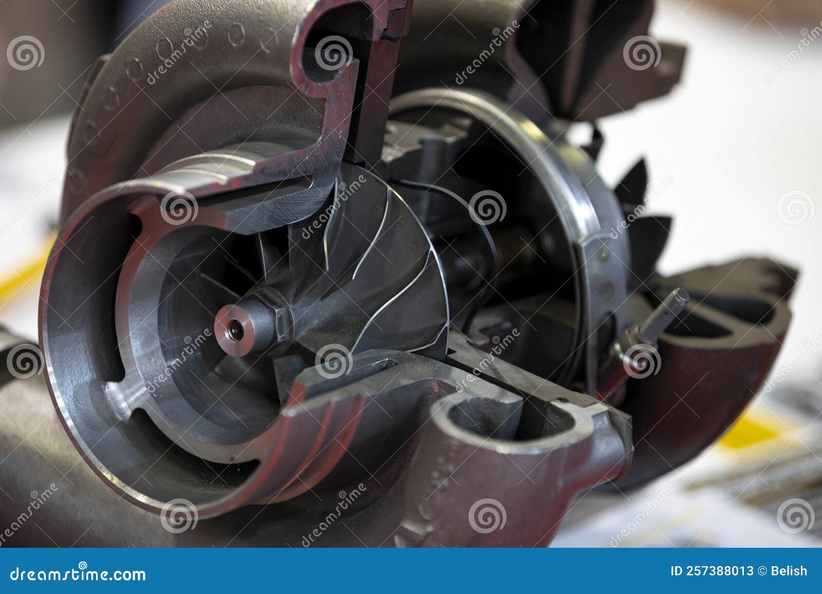 Inside The Turbo Engine Metal World Stock Photography | CartoonDealer ...